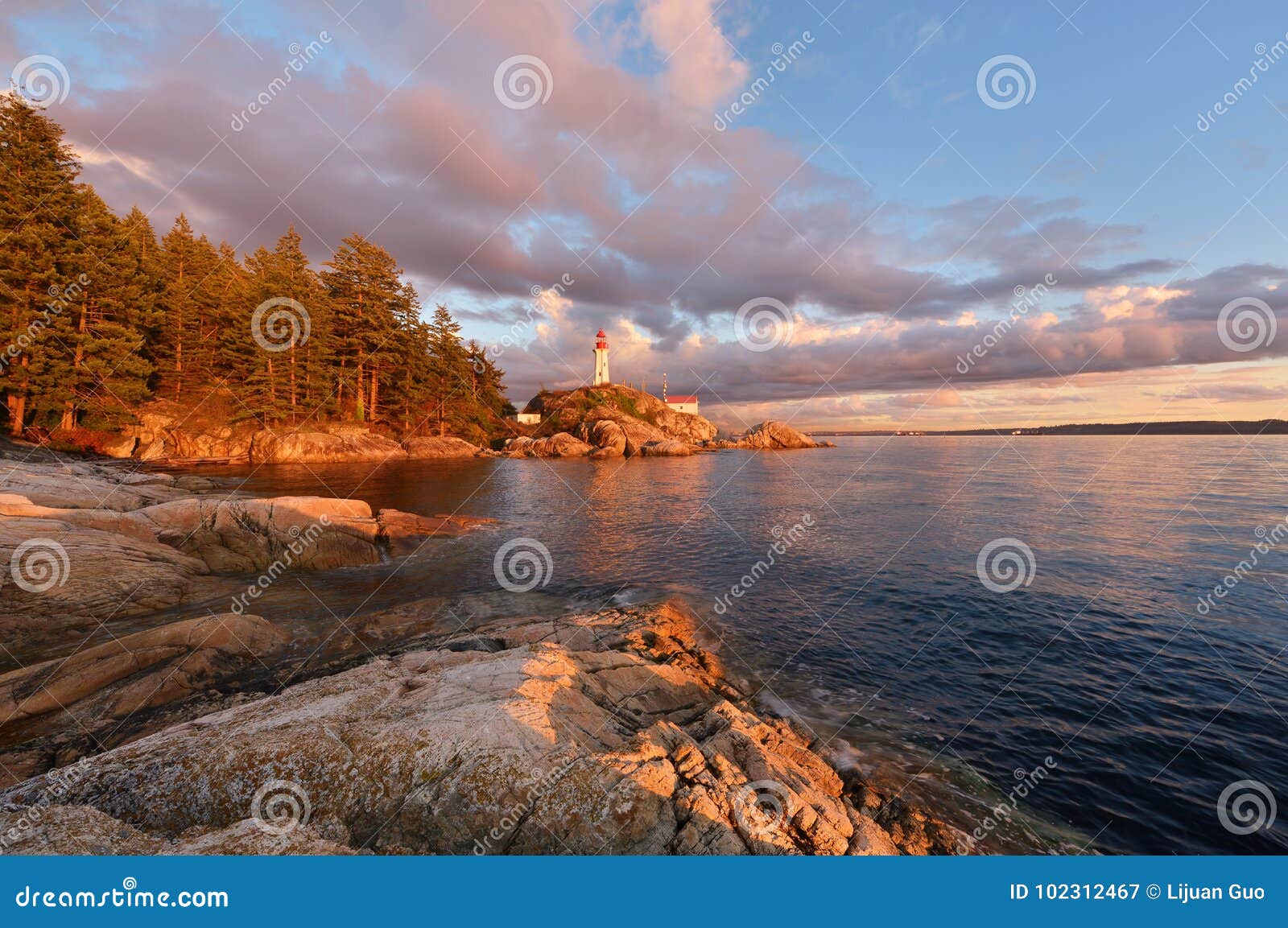 Point Atkinson Lighthouse stock image. Image of vancouver - 102312467