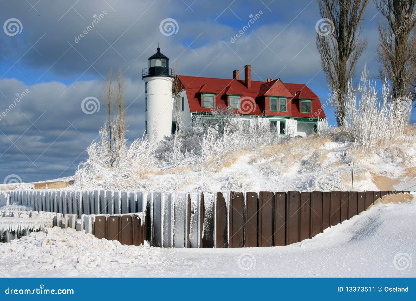 Point Betsie Lighthouse stock image. Image of betsie - 13373511