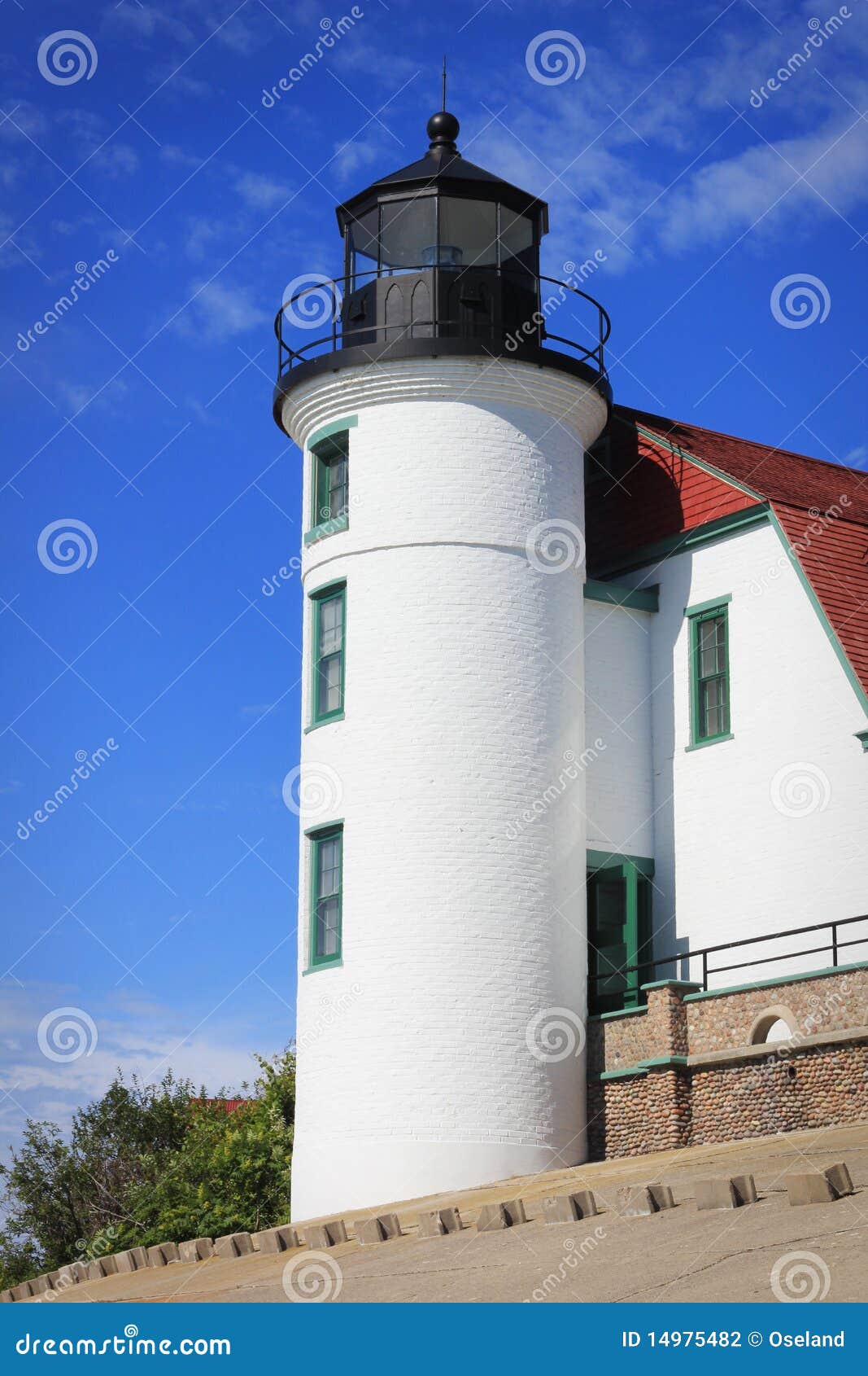 Point Betsie Lighthouse stock photo. Image of crystalia - 14975482
