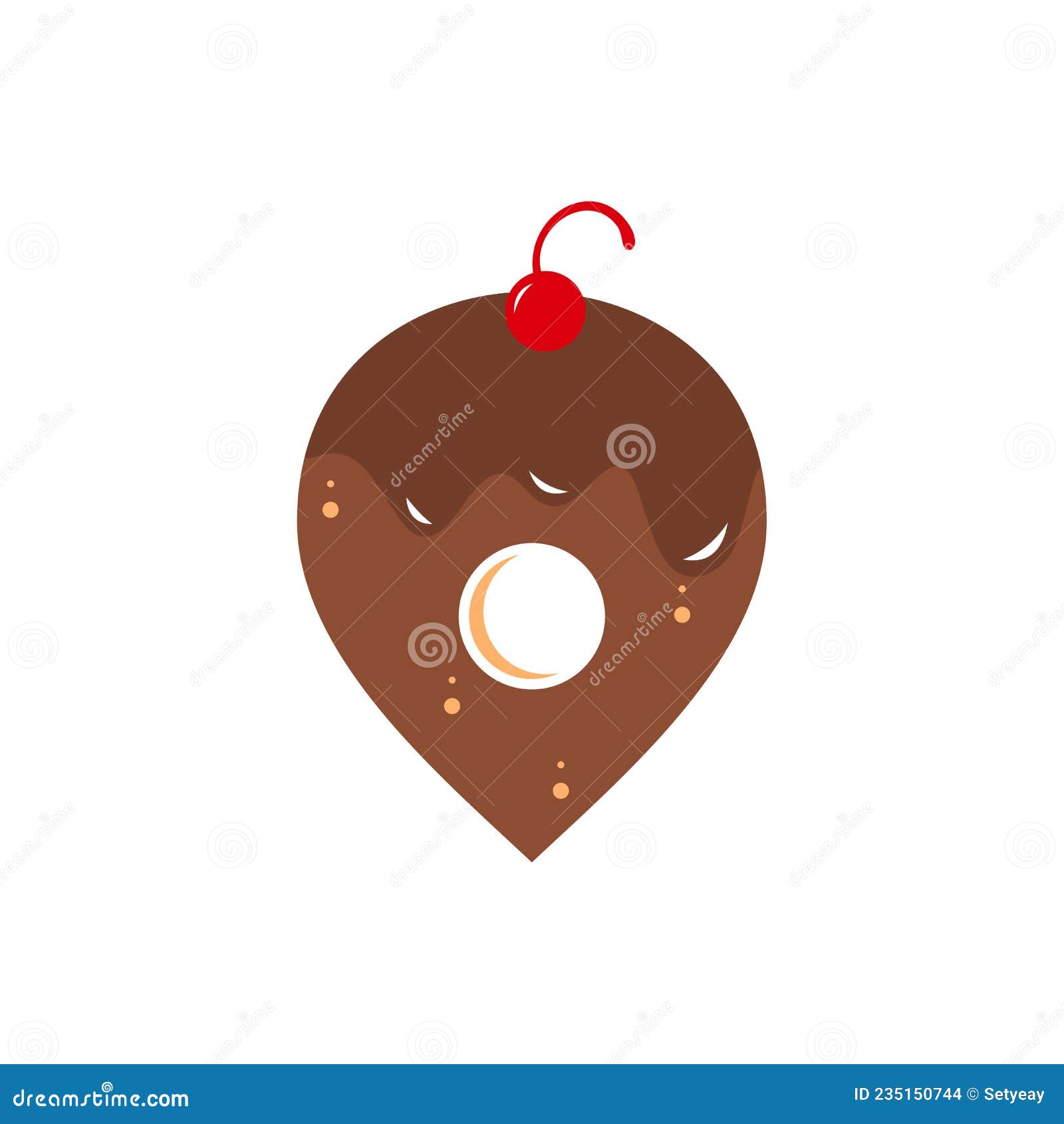 Point Cake Logo Design Vector Template. Bakery Logo Concept Stock ...