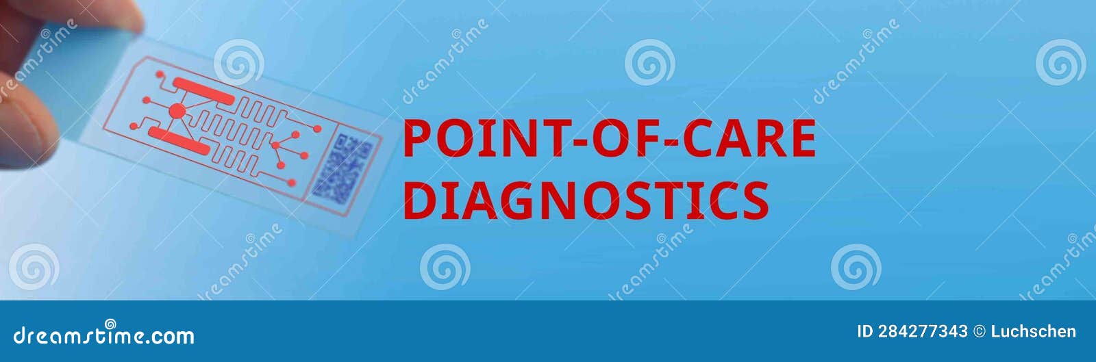 Point-of-care Diagnostics Lab on Chip Device Stock Image - Image of ...