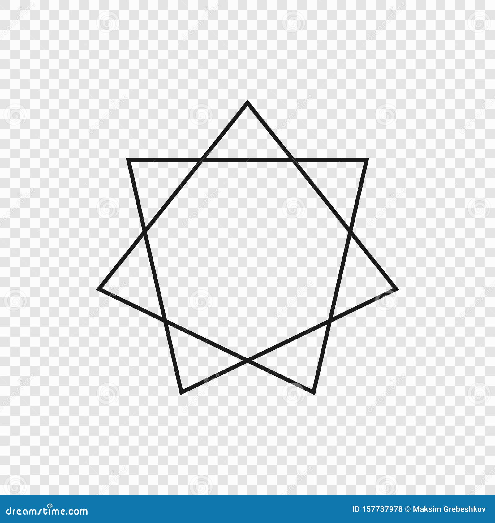 7 point classic star stock illustration. Illustration of icons - 157737978