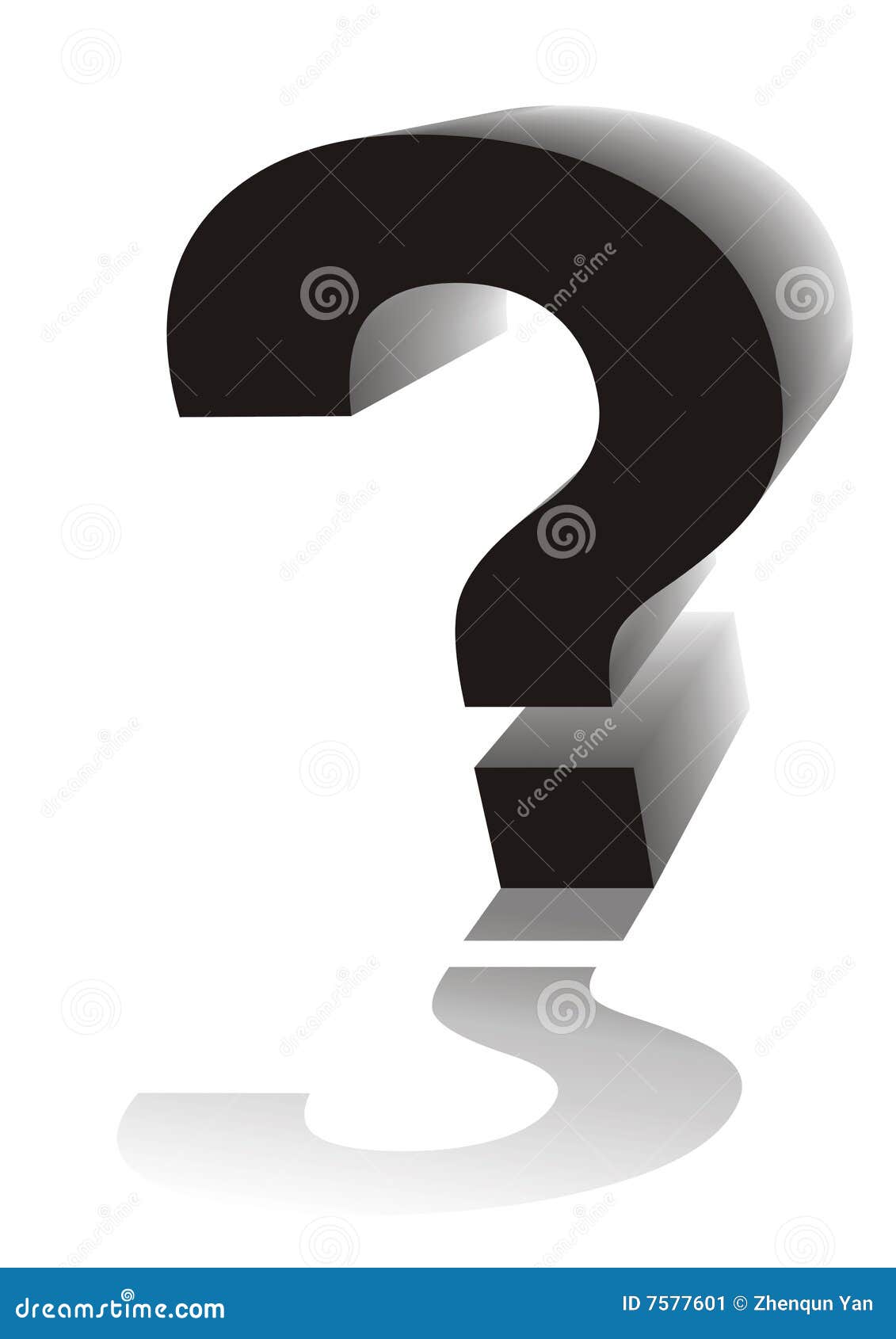 Point d'interrogation illustration de vecteur. Illustration du problème ...