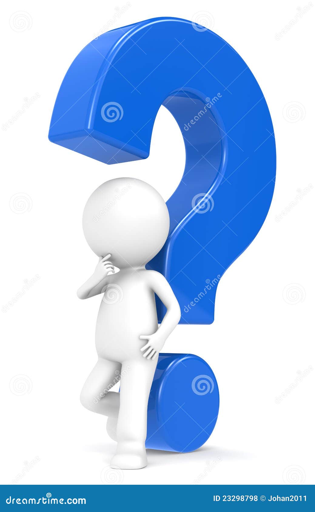 Point d'interrogation bleu illustration stock. Illustration du affaires ...