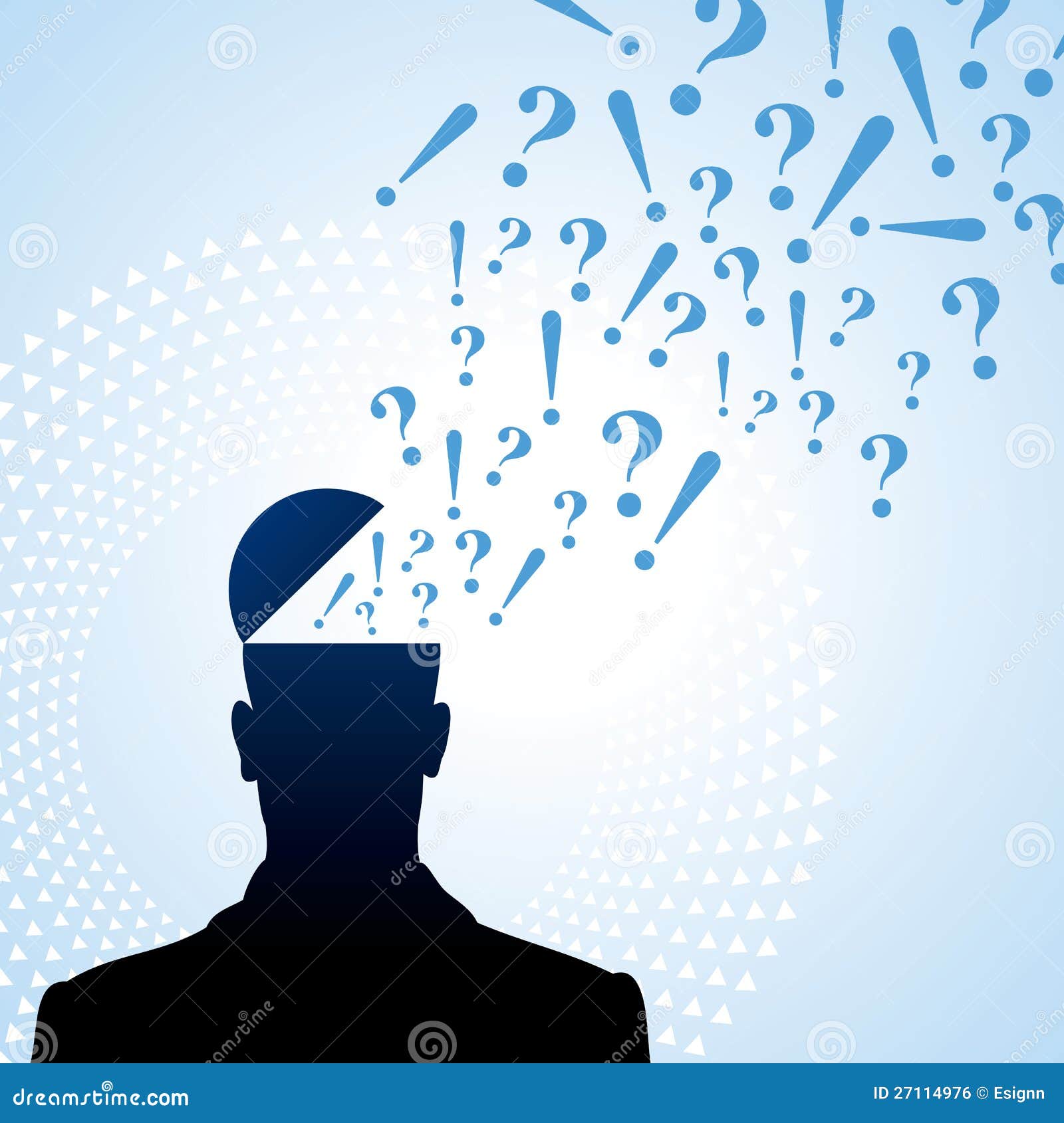 Point D'interrogation Et Personne Illustration de Vecteur ...