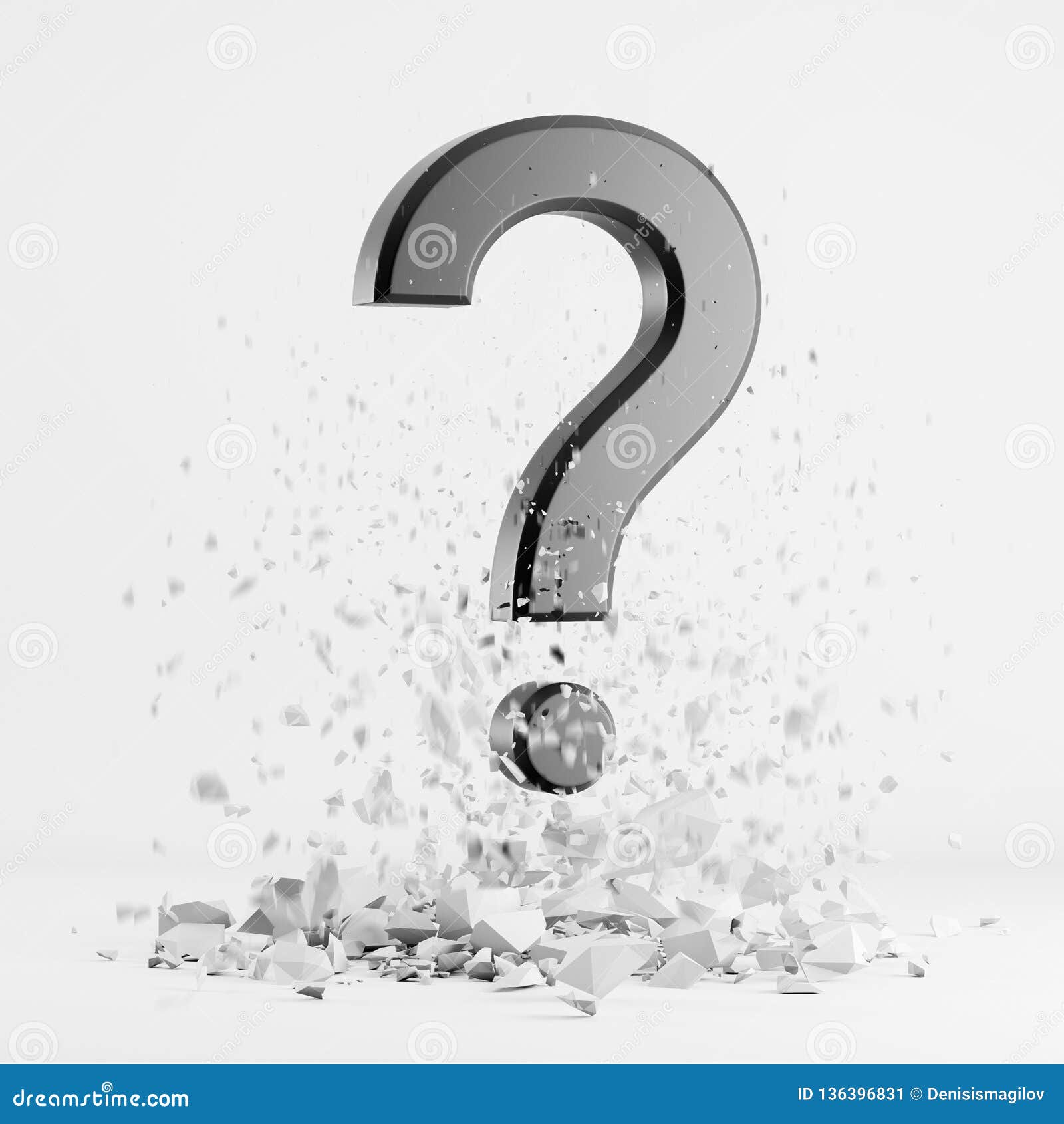 Point d'interrogation noir illustration stock. Illustration du biggest ...