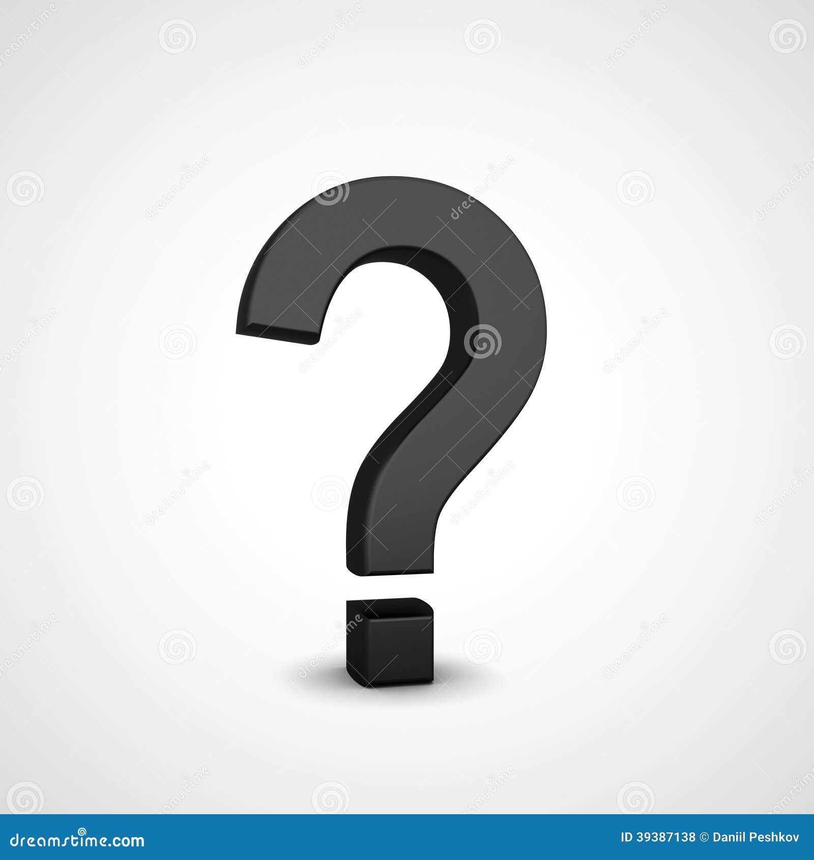 Point d'interrogation noir illustration stock. Illustration du question ...