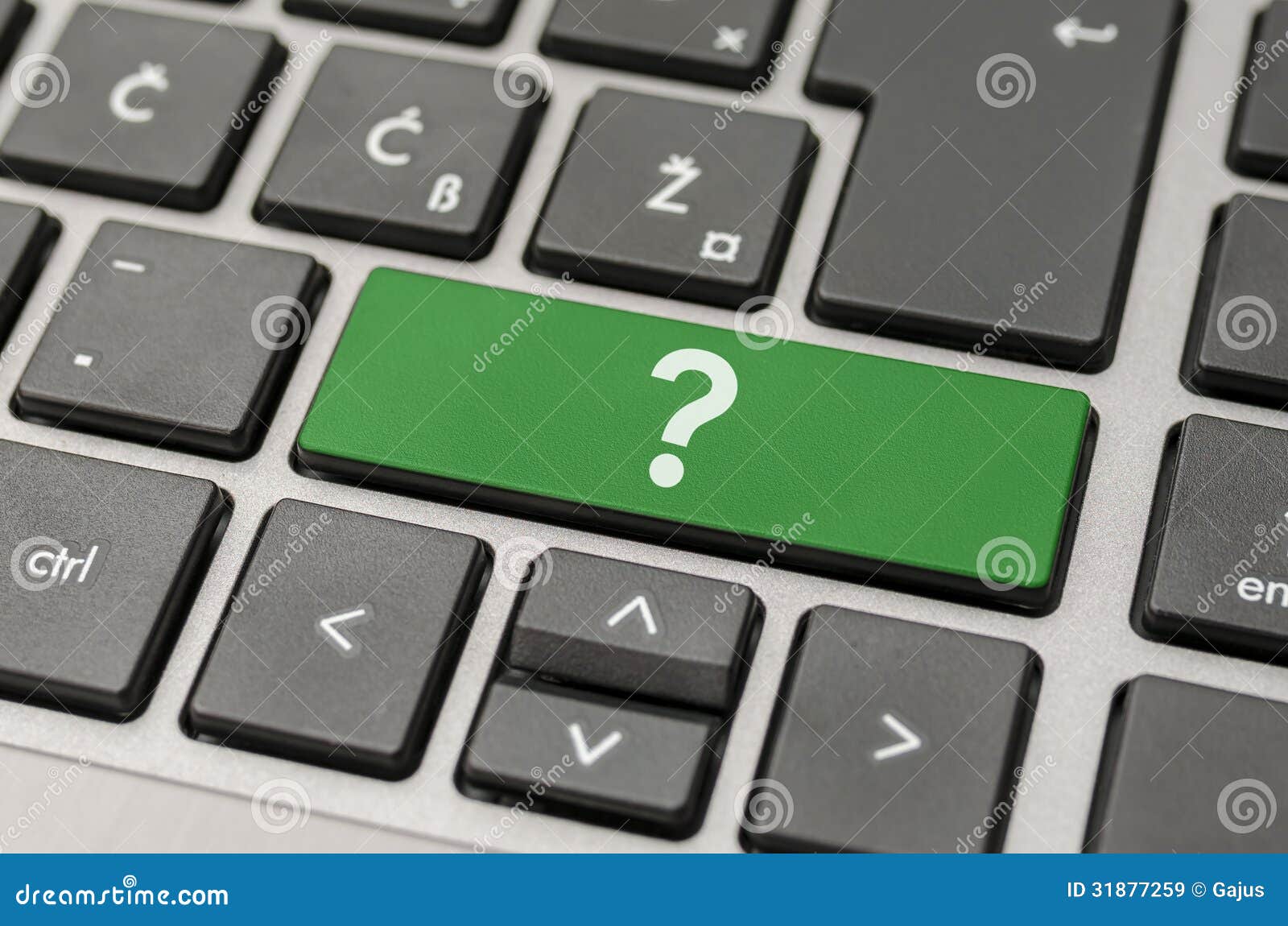 Clavier Qwerty Point Dinterrogation Clipart