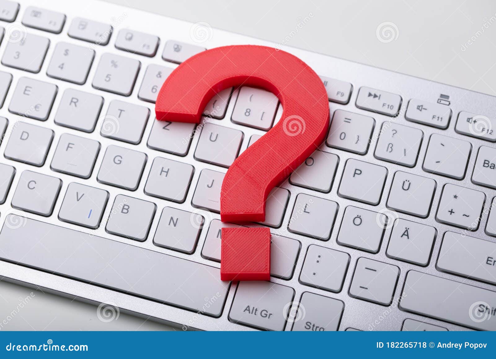 Point D'interrogation Sur Le Clavier Photo stock - Image du demandez ...