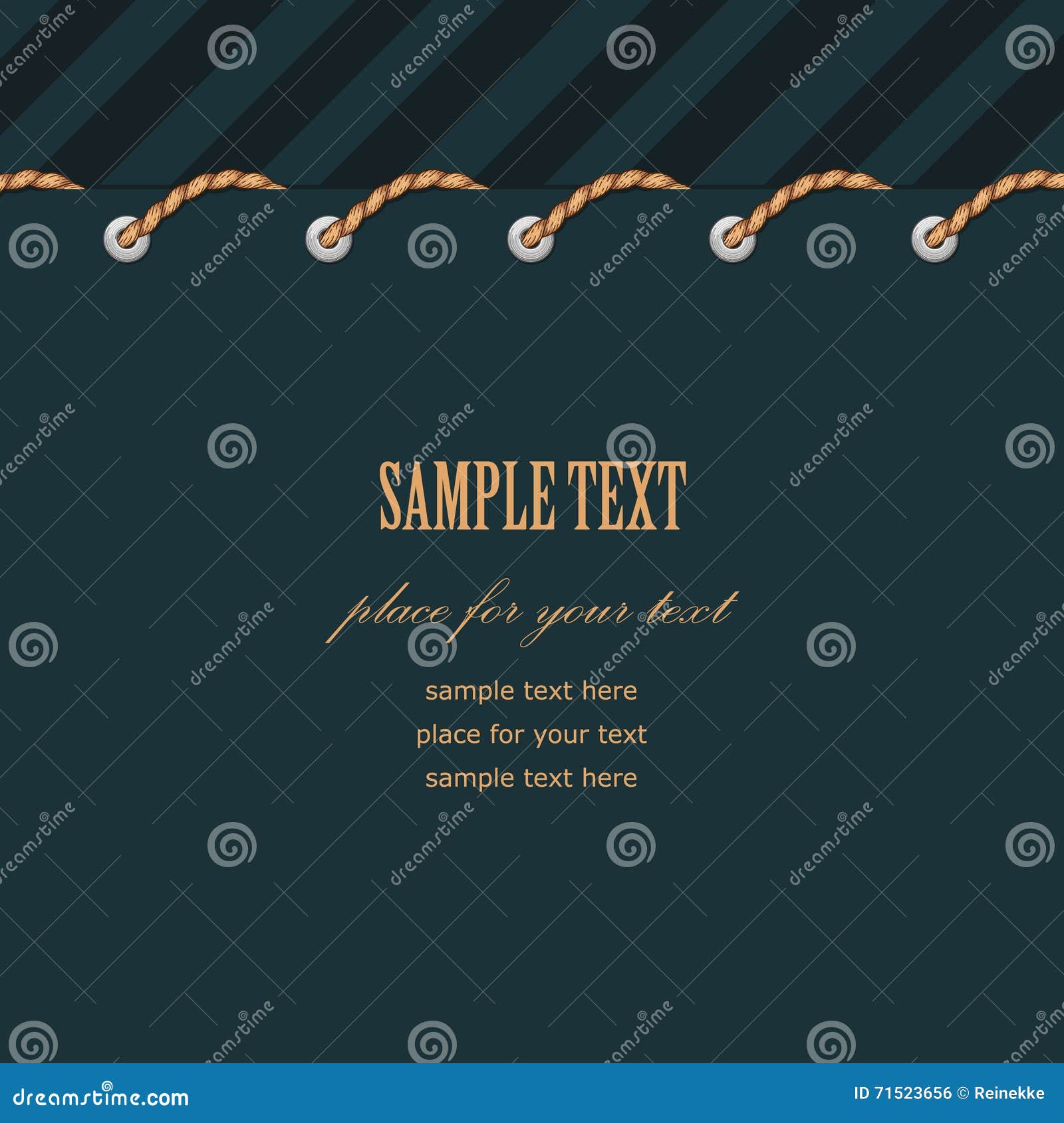 Point de corde illustration de vecteur. Illustration du océan - 71523656