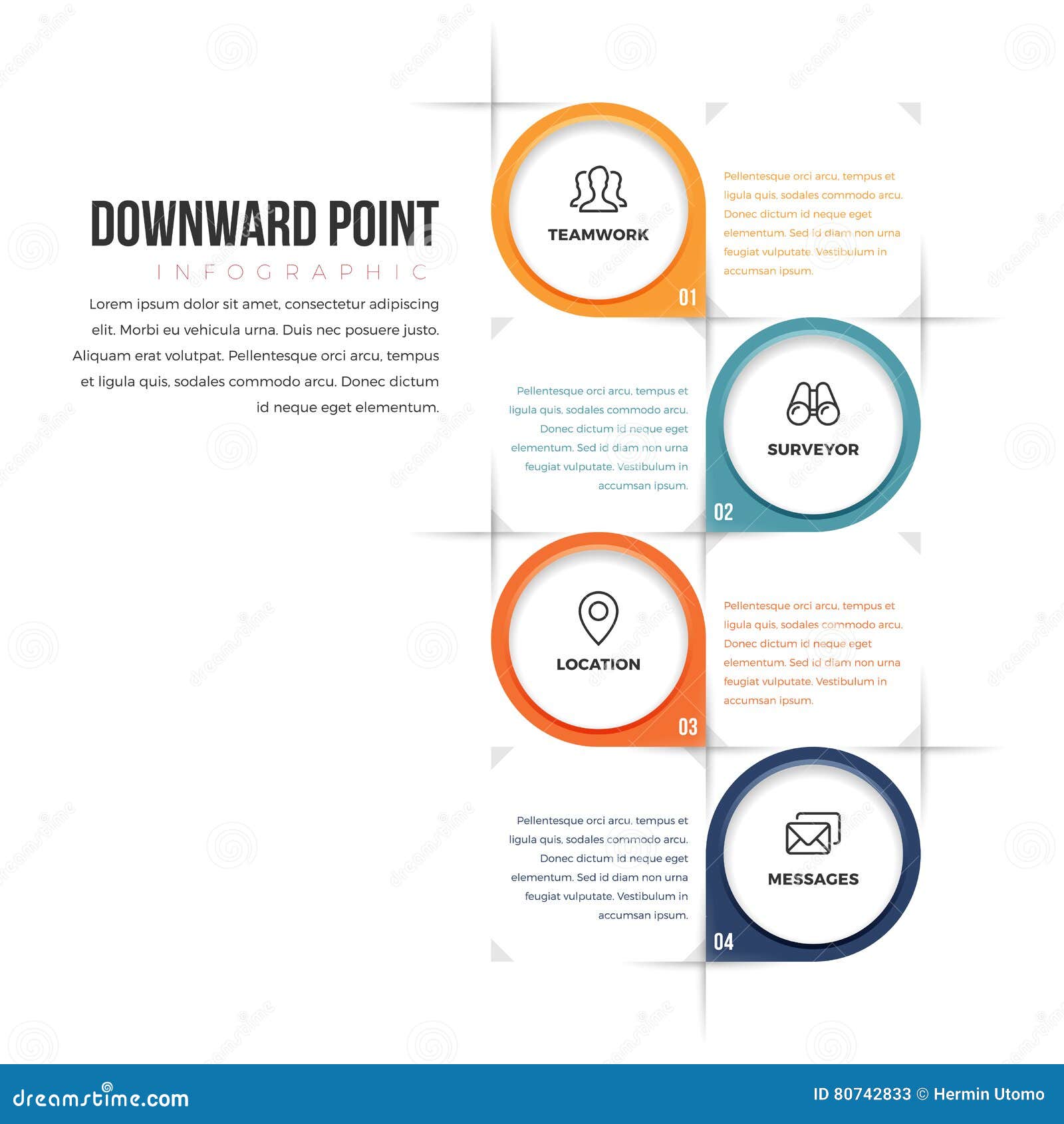 Point De Haut En Bas Infographic Illustration de Vecteur - Illustration ...