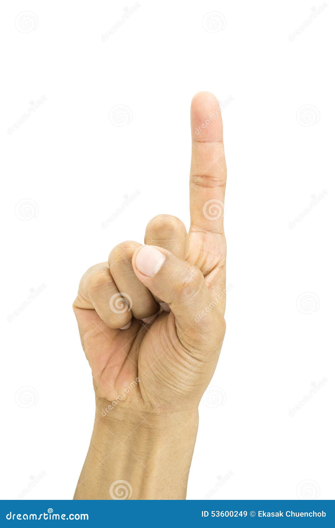 Point finger stock image. Image of fist, wrinker, number - 53600249