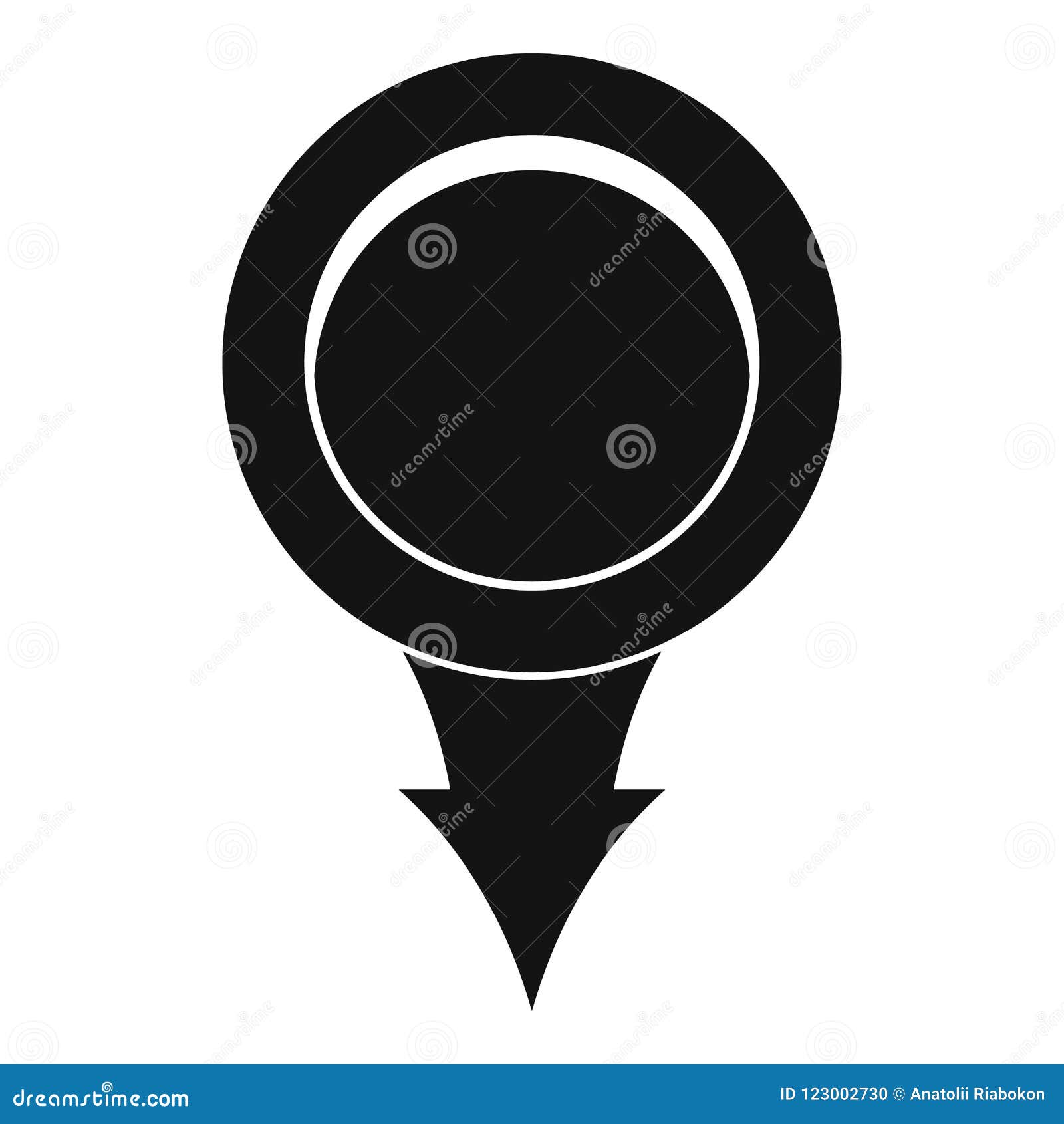 Point icon, simple style. stock illustration. Illustration of sign ...