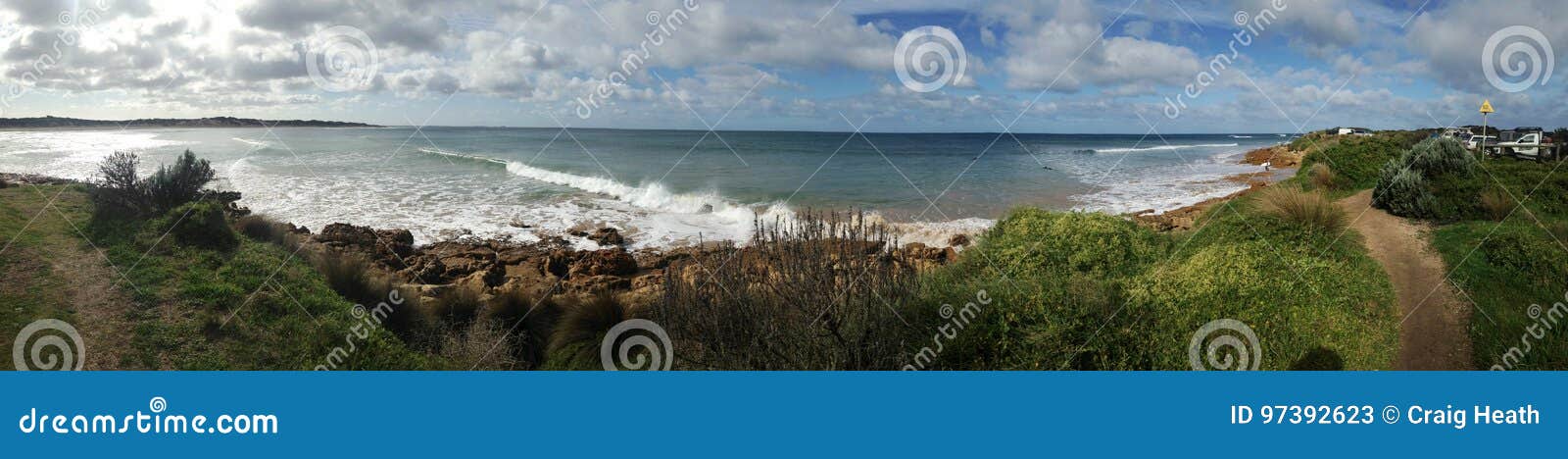 Point Impossible , Surf Break in Winter Stock Image - Image of waves ...