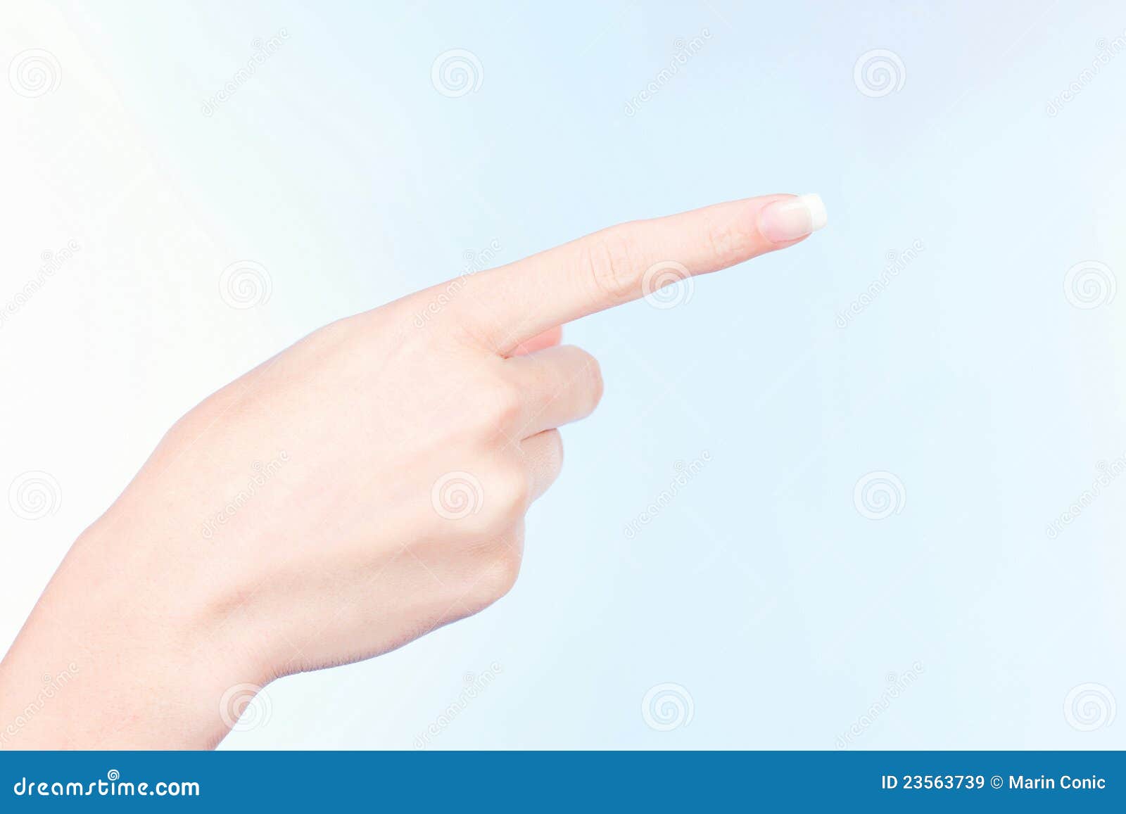 Point with index finger stock image. Image of cosmetics - 23563739