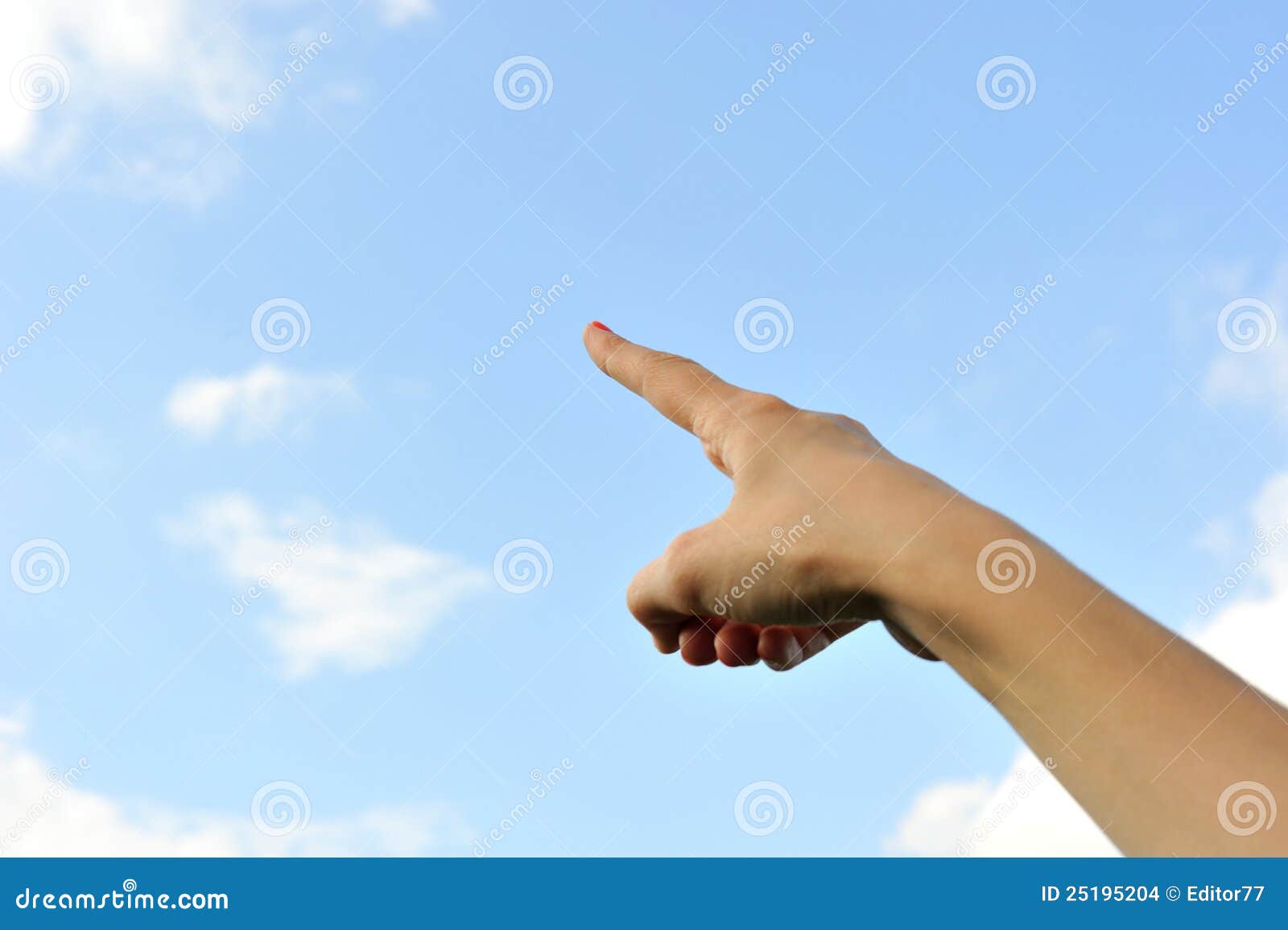 Point indicated by finger stock photo. Image of white - 25195204