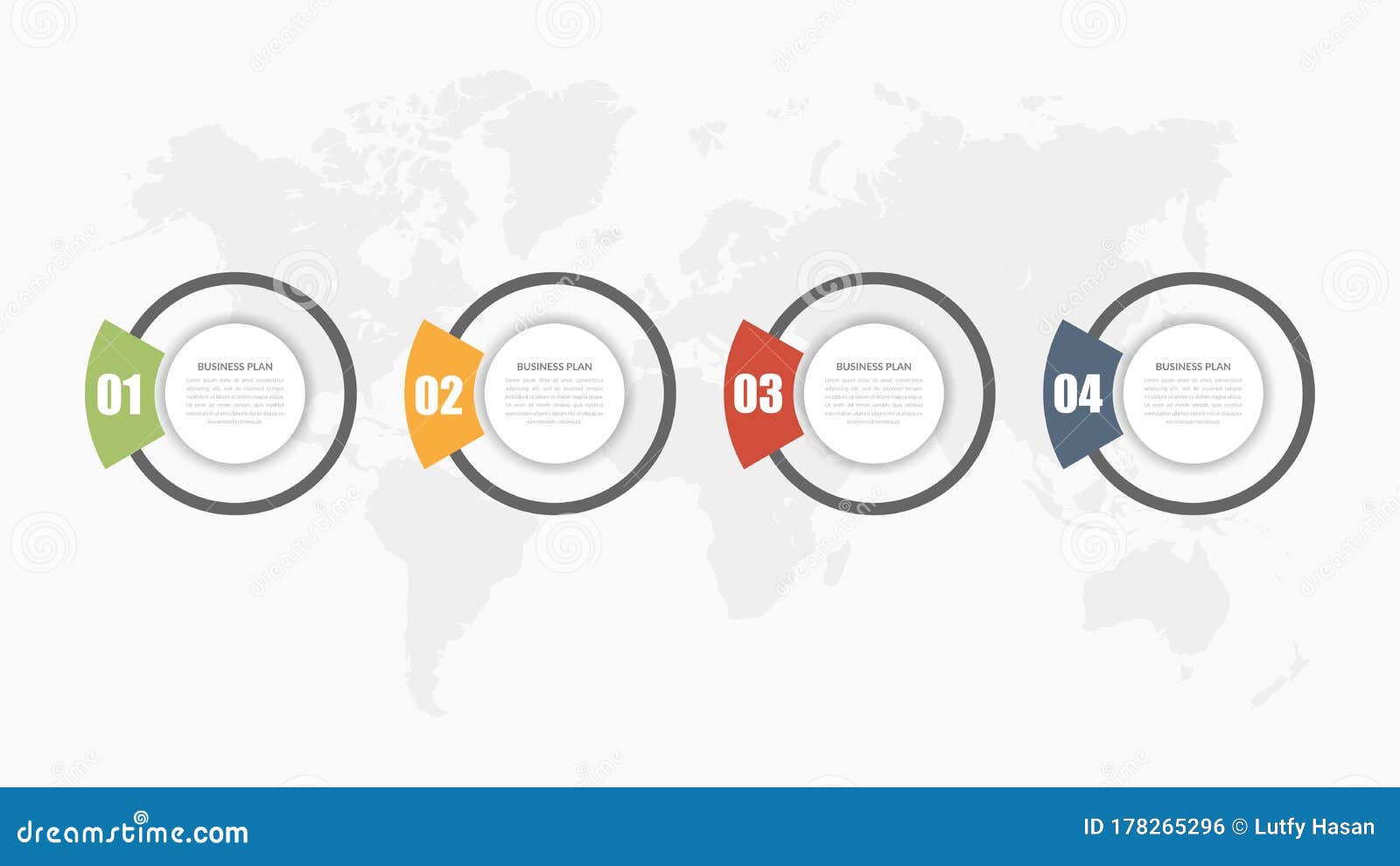 6 Point 3D Shape Infographic Element for Business Stock Vector ...