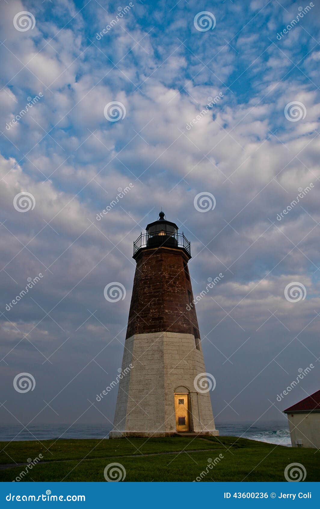 Point Judith Lighthouse, Narragansett, RI Editorial Photo - Image of ...