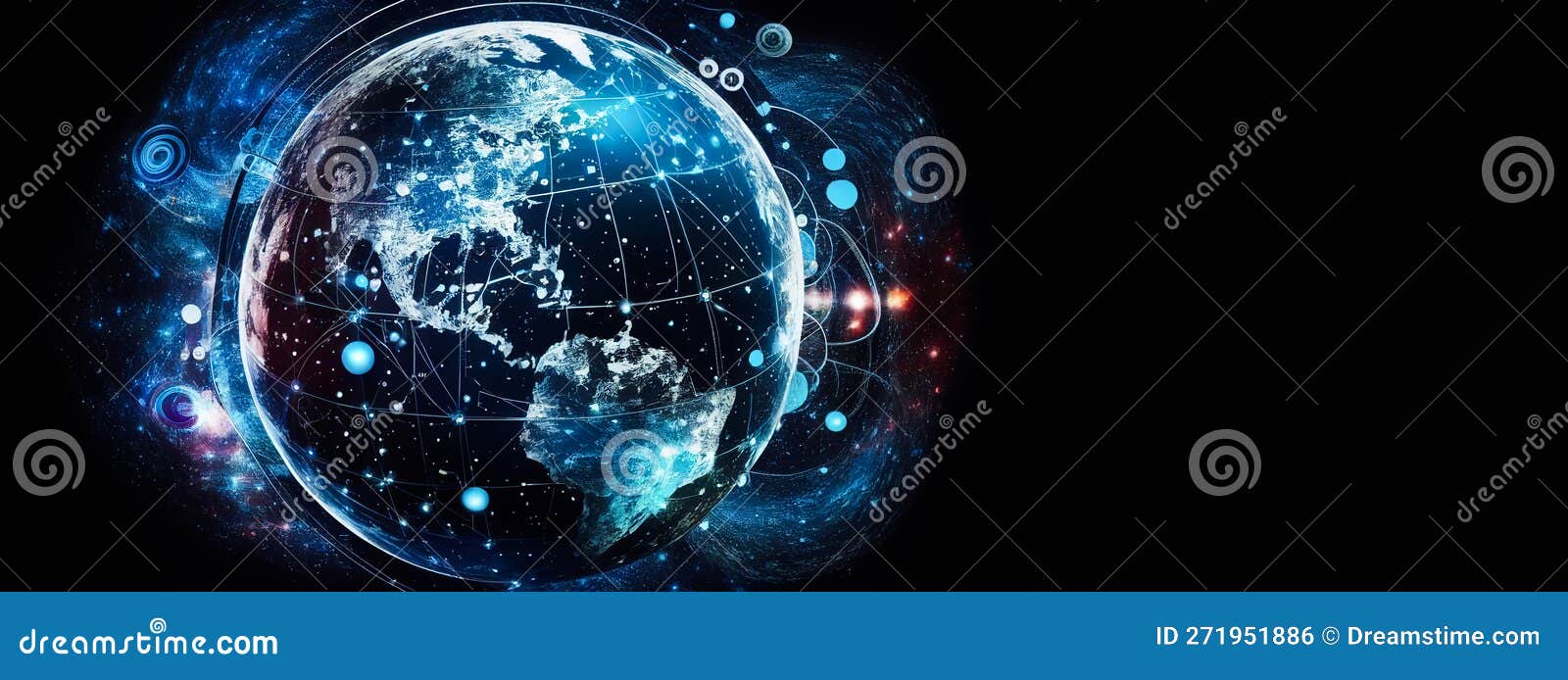 Point and Line Composed World Map,representing the Global, Global ...