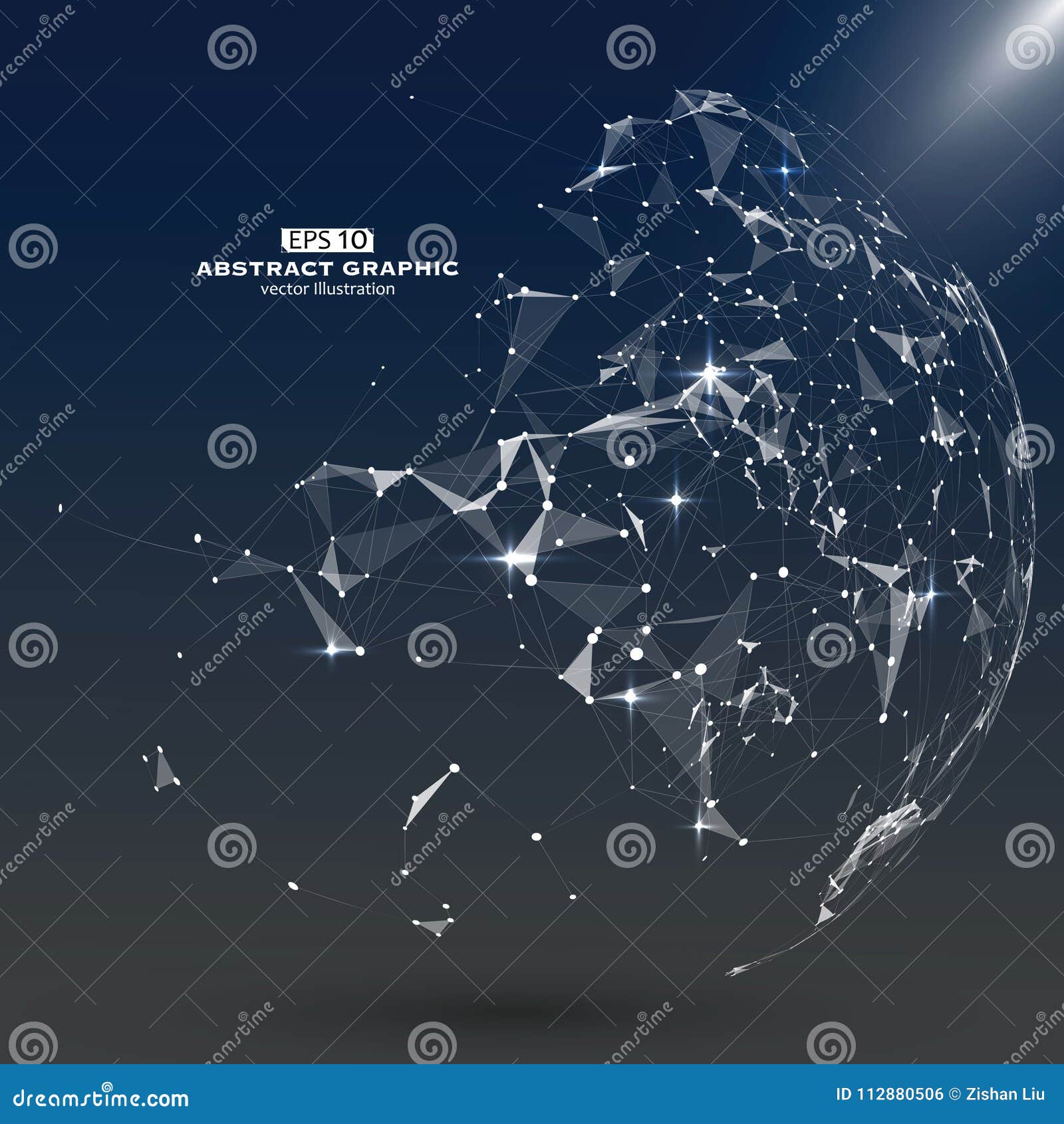 Point, Line and Constitute an Abstract Map of the World, a Sense of ...