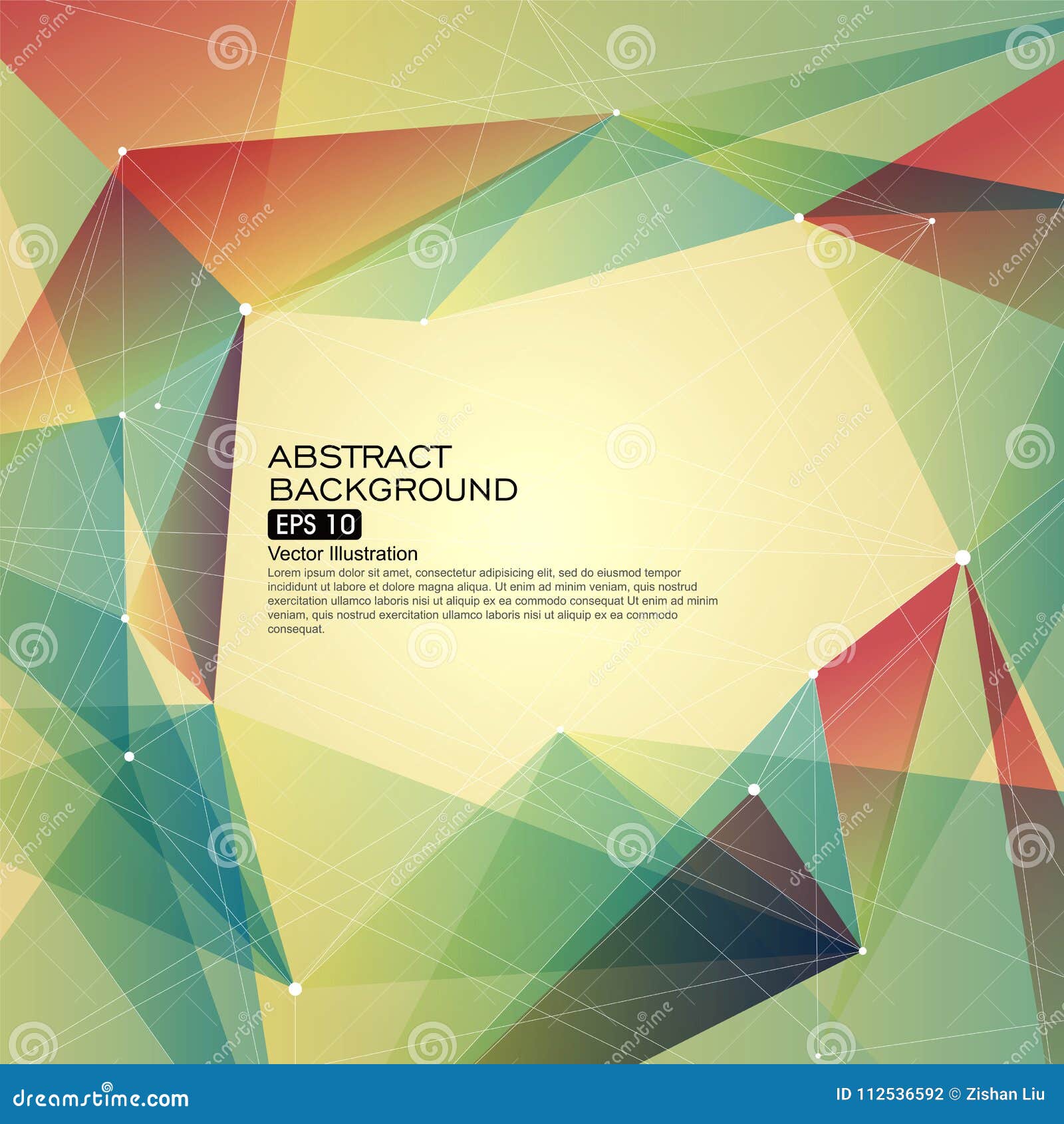 Point, Line, Surface Composition of Abstract Graphics, Vector ...