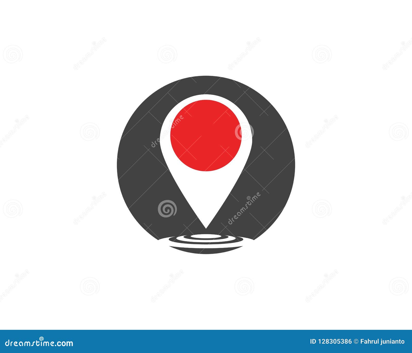 Point Location Logo Design Template Stock Vector - Illustration of guidance, system: 128305386