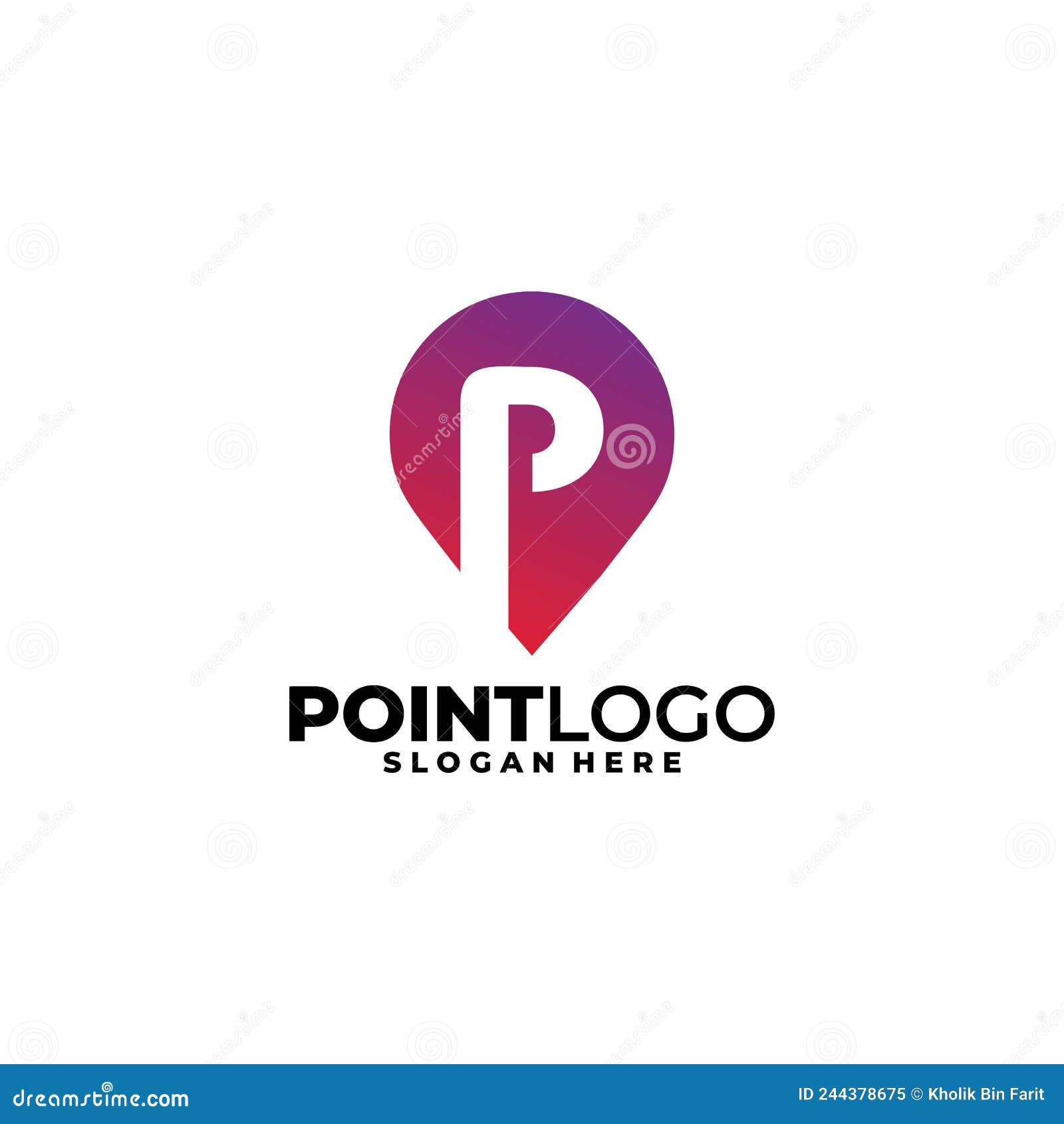 Point Logo Vector Design Isolated Stock Vector - Illustration of icon ...