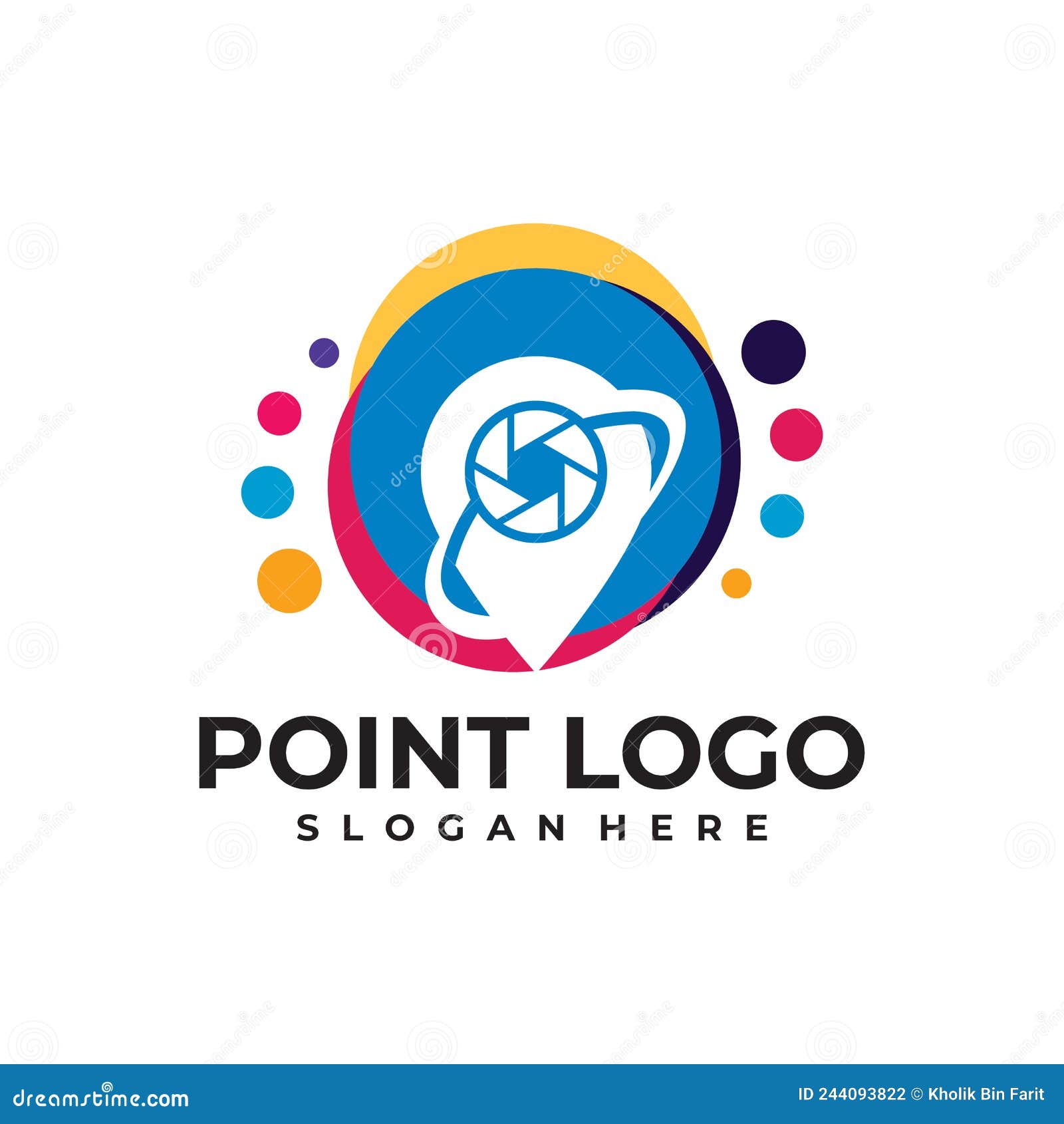 Point Logo Vector Design Template Stock Vector - Illustration of ...