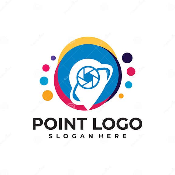 Point Logo Vector Design Template Stock Vector - Illustration of ...