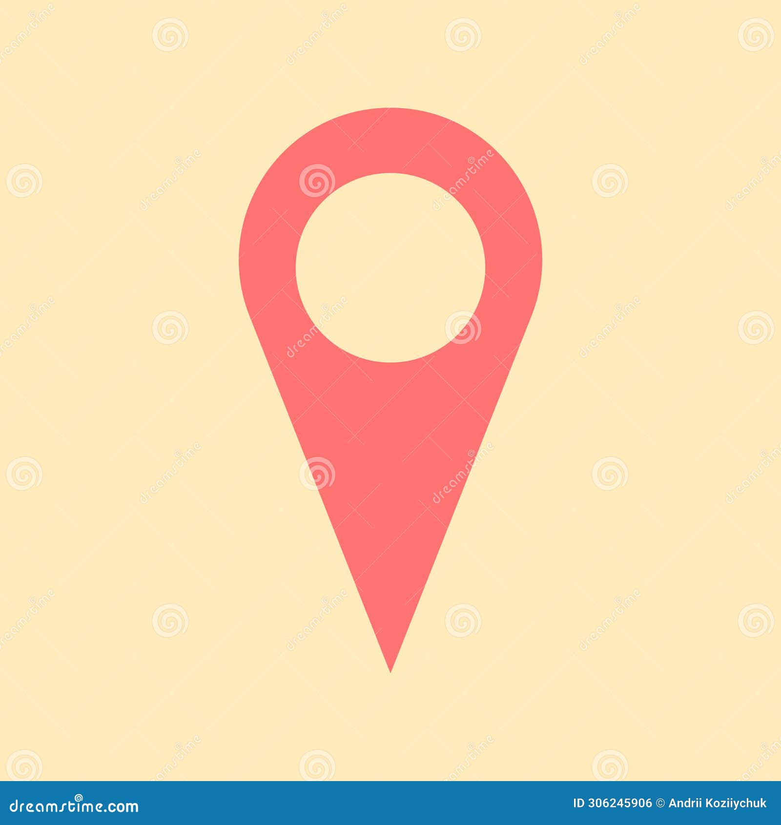 Point on the Map Icon. Map Label Vector Trendy Icon. Location Vector ...