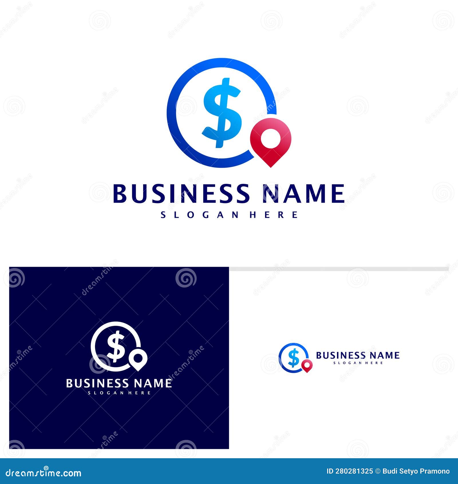 Point Money Logo Design Concept Vector. Point Coin Logo Template Stock ...