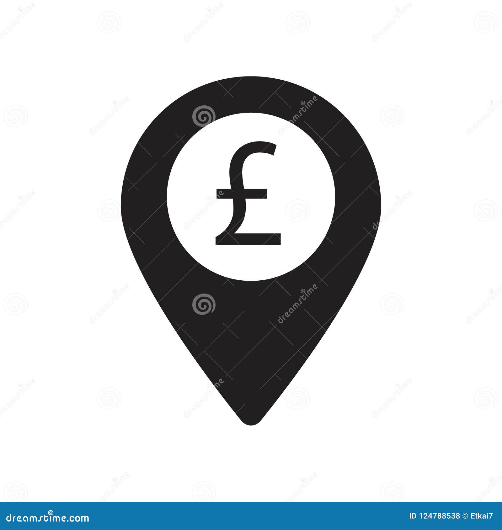 Point of Payment Icon. Pound Sign Design Vector Illustration. Stock ...