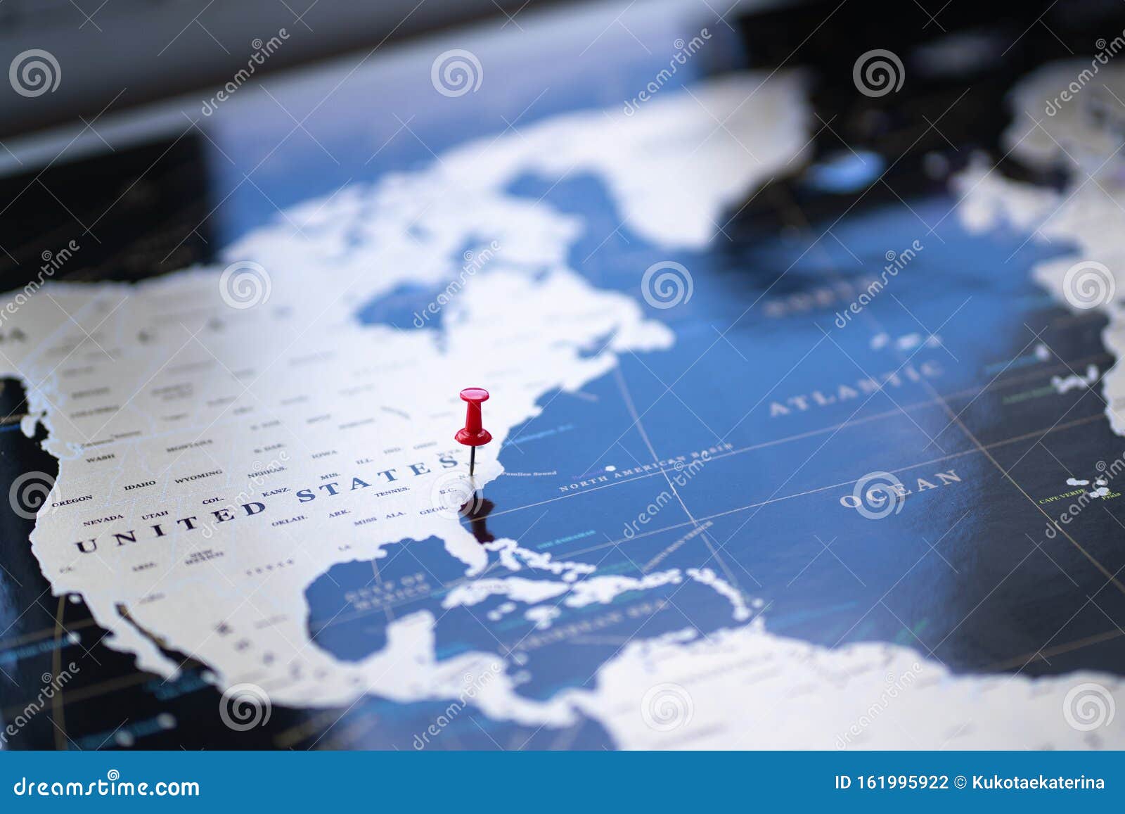 Point Place On The World Map. Mark On The Map Stock Photography ...
