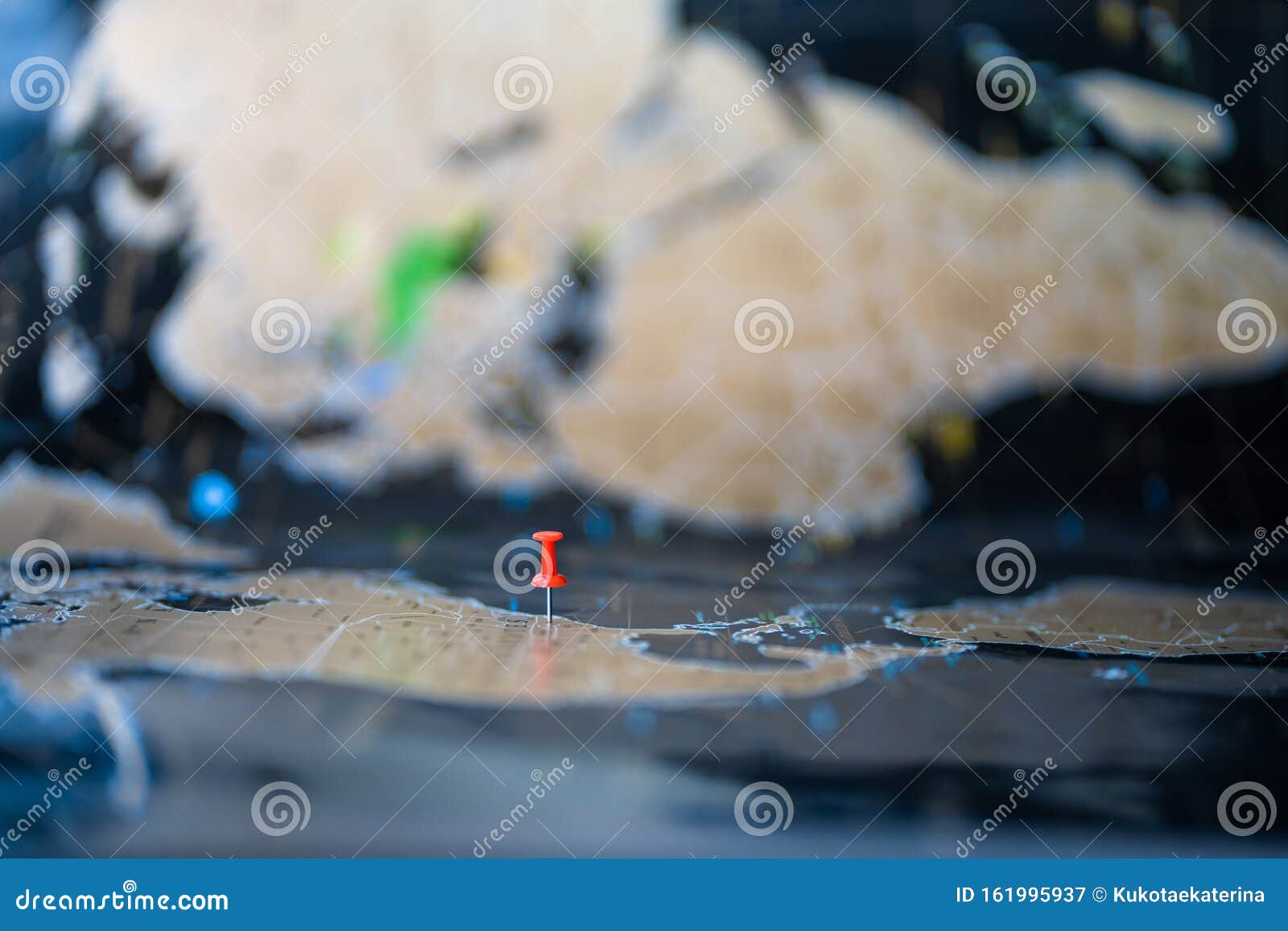 Point Place on the World Map. Mark on the Map Stock Image - Image of ...