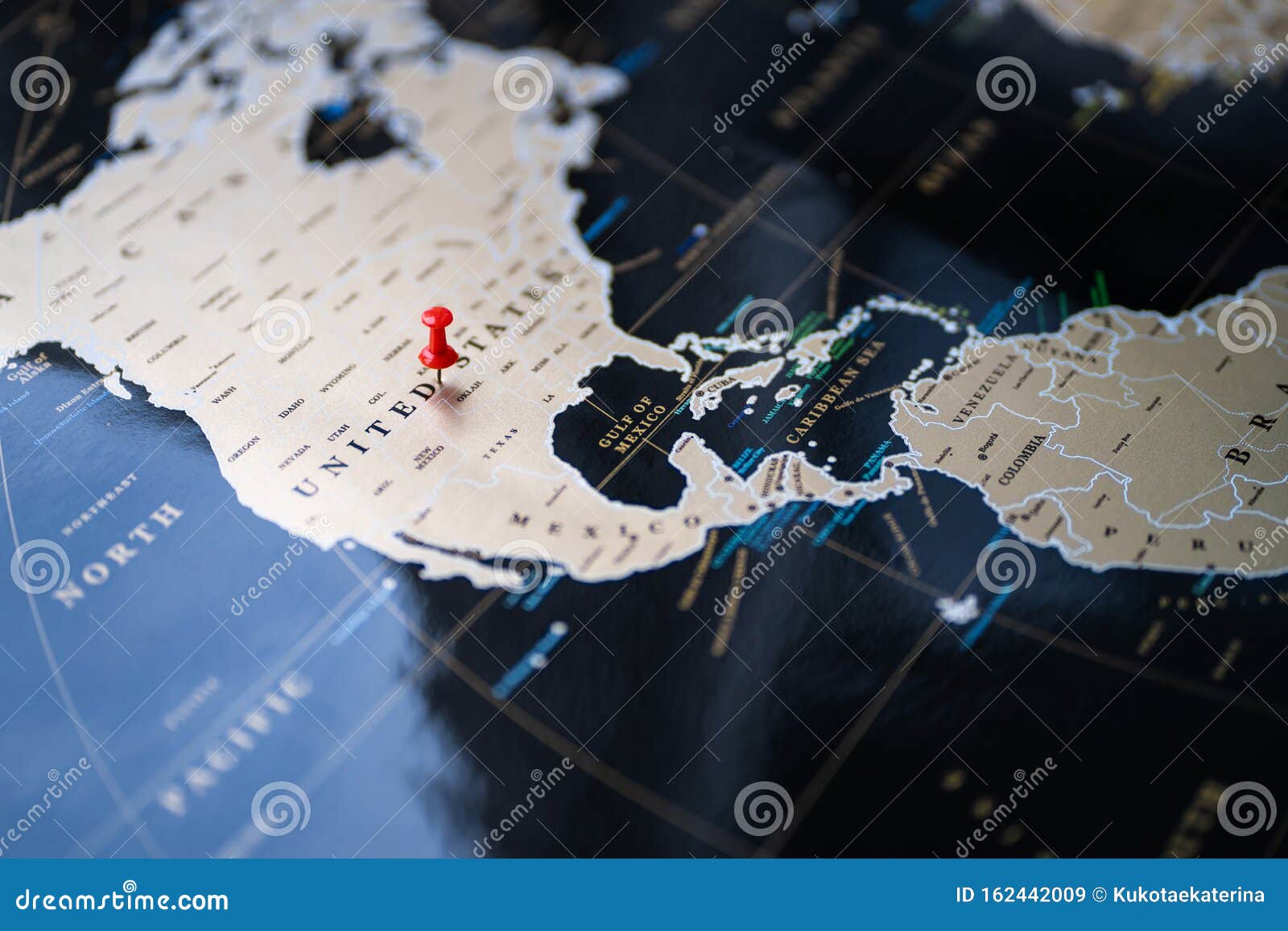 Point Place on the World Map. Mark on the Map Stock Image - Image of ...