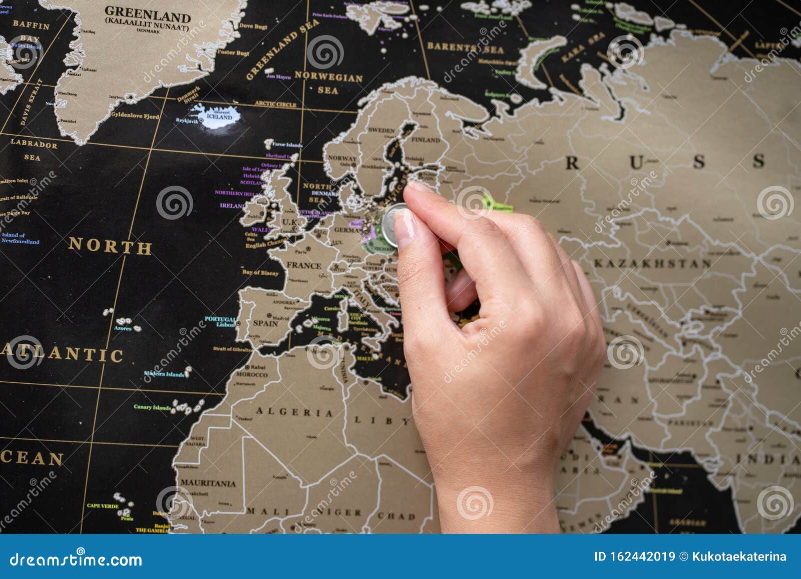 Point Place On The World Map. Mark On The Map Royalty-Free Stock ...