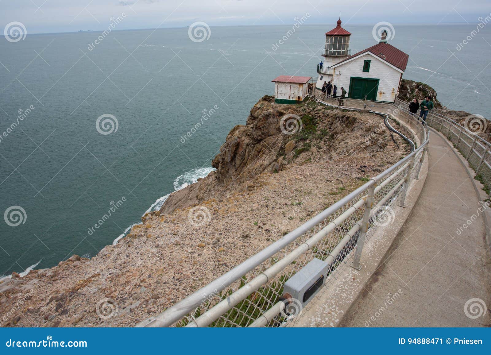 Point Reyes Light House on Rocky Point Editorial Photo - Image of ...