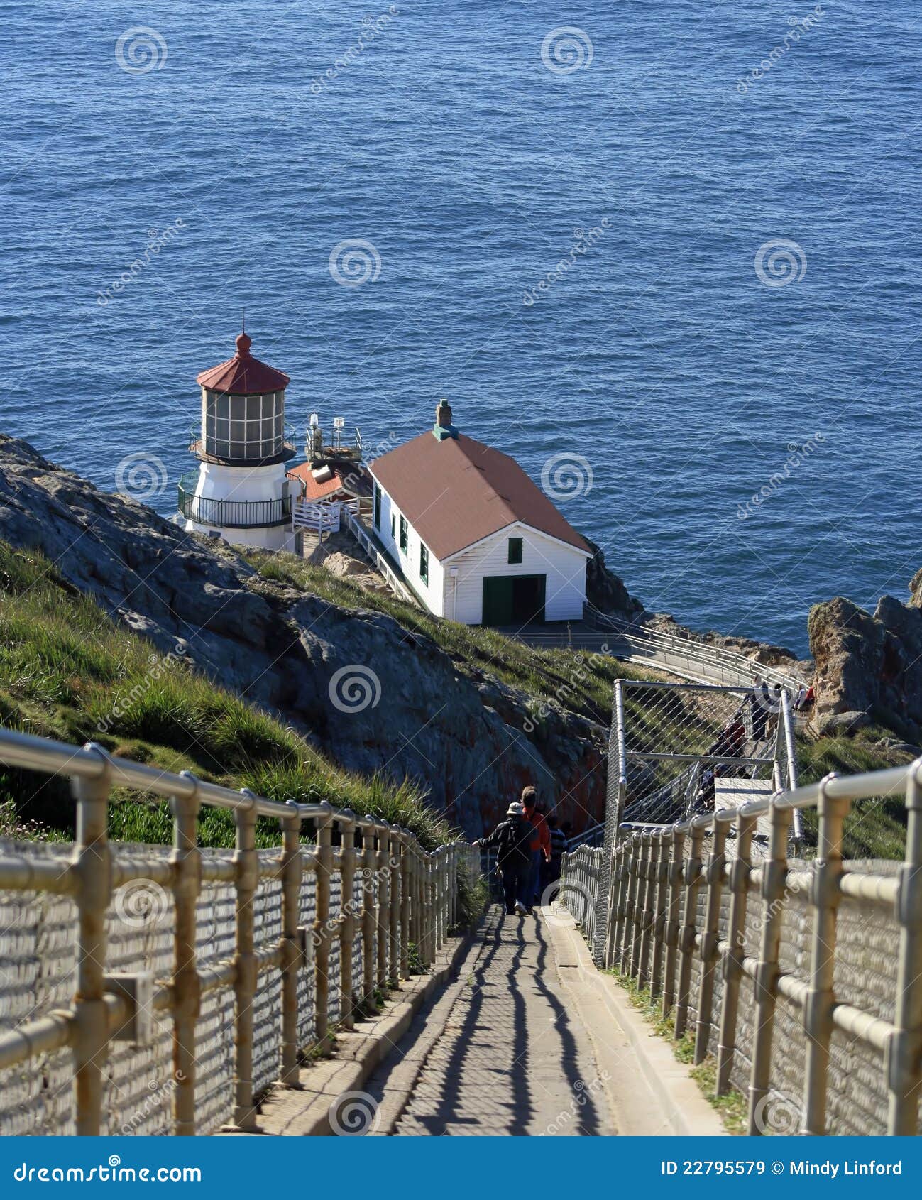 Point Reyes Lighthouse stock image. Image of cliff, nautical - 22795579