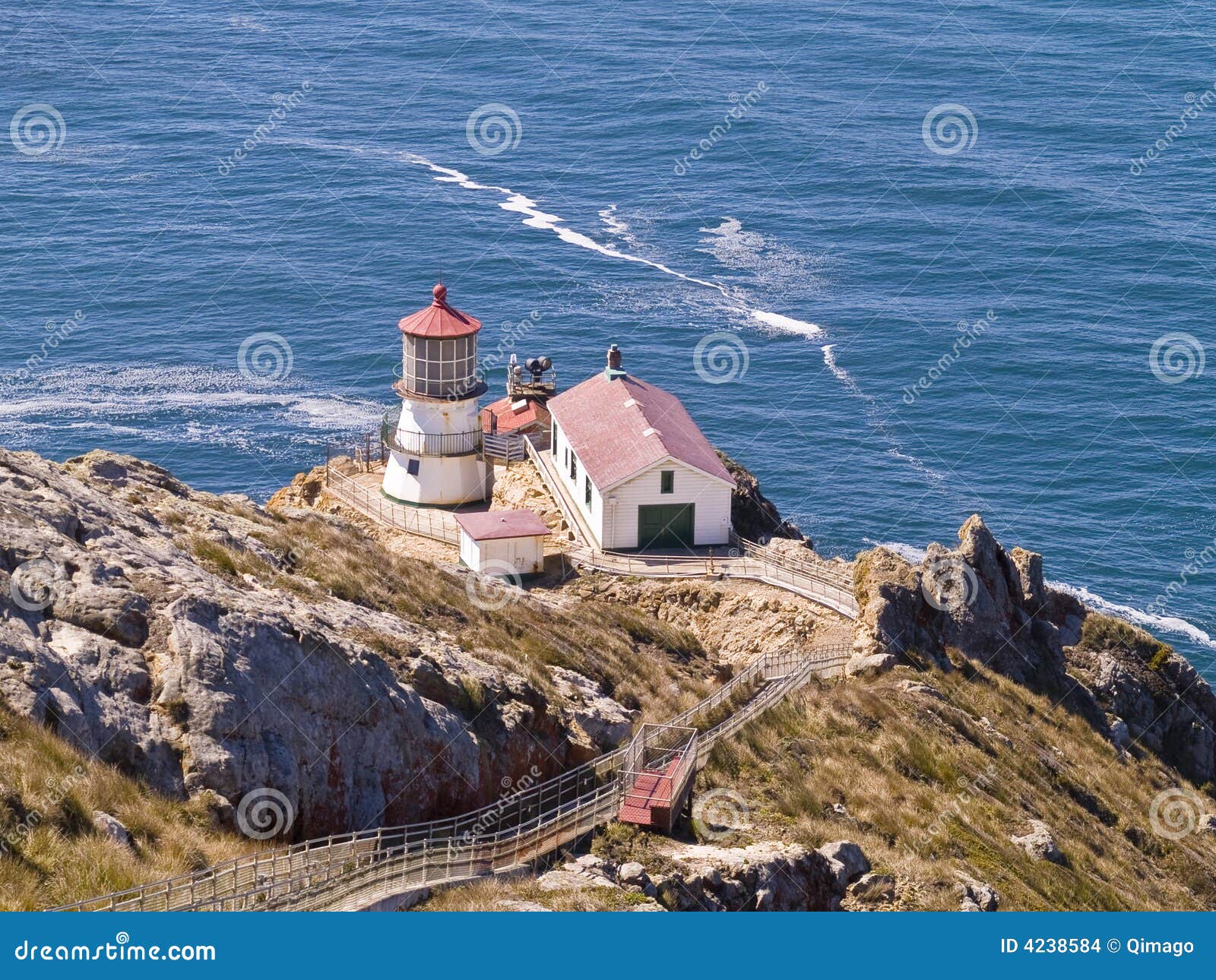 Point Reyes Lighthouse stock photo. Image of marin, outside - 4238584