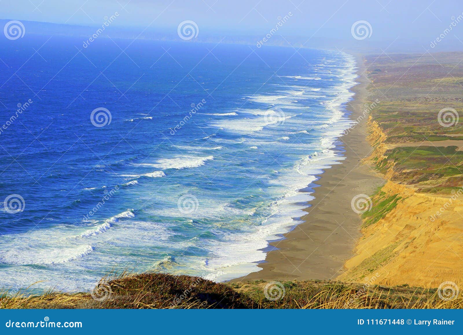 POINT REYES SHORELINE on PACIFIC OCEAN Stock Photo - Image of ocean ...