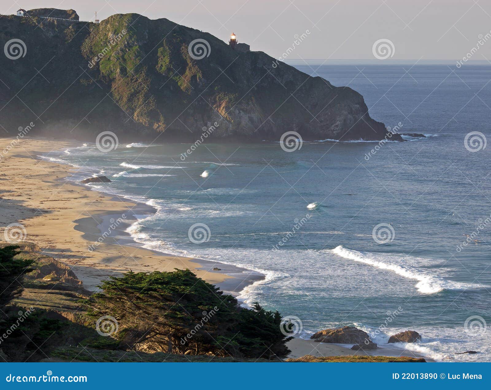 Point sur lighthouse stock photo. Image of light, nature - 22013890