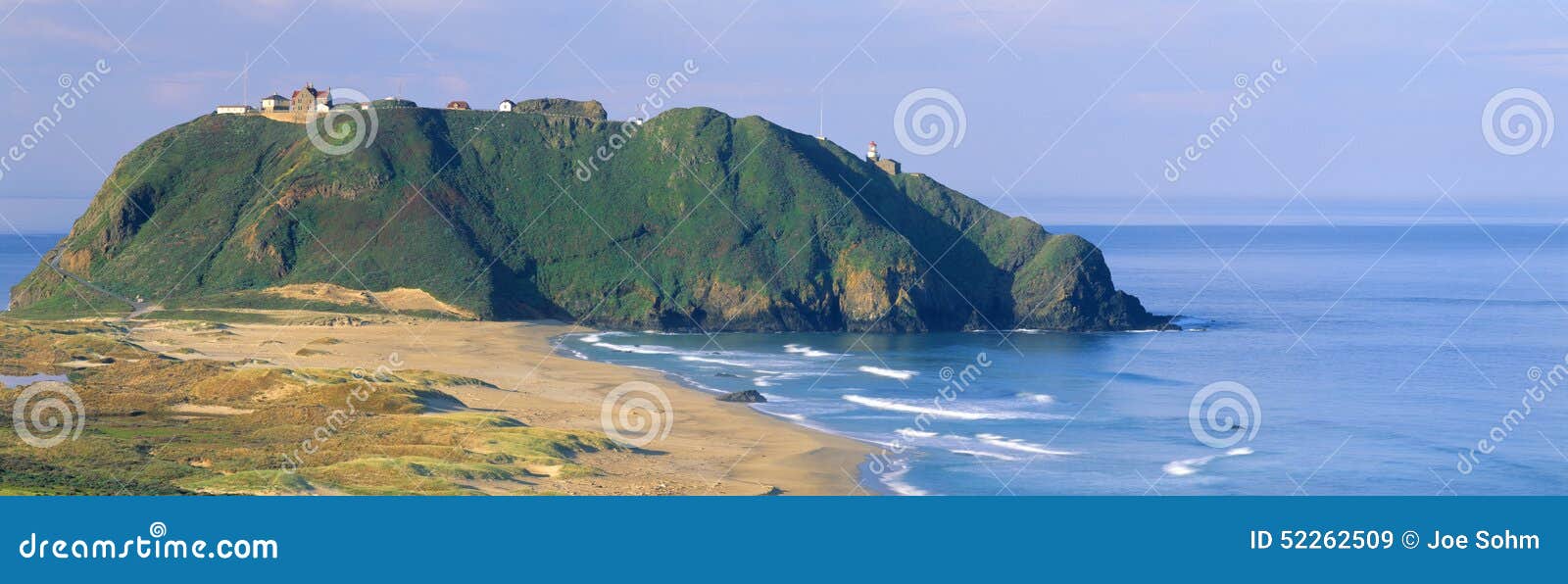 Point Sur Lighthouse at Big Sur, California Stock Image - Image of ...