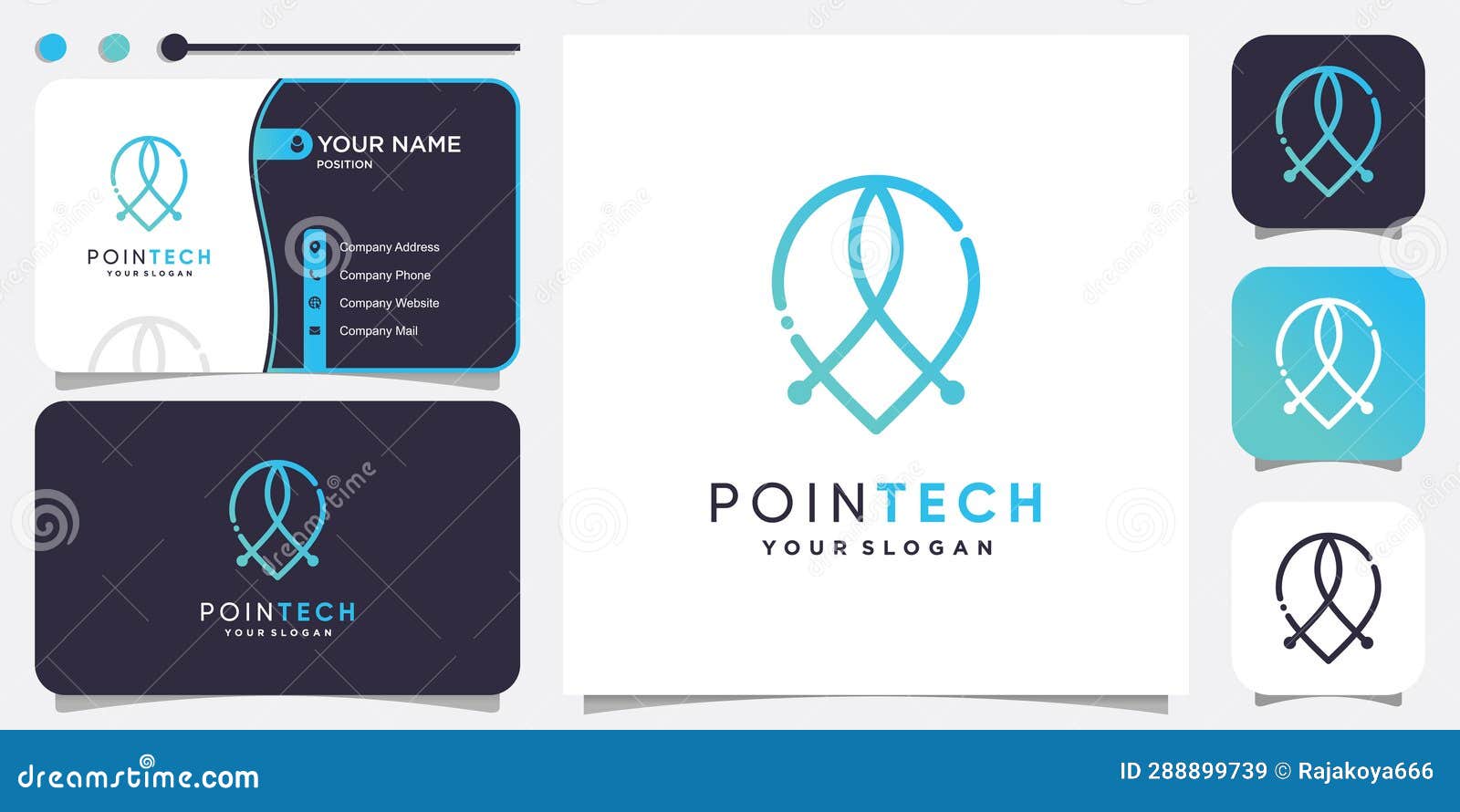 Point Tech Logo, Modern, Minimalist, Location, Technology, Premium ...