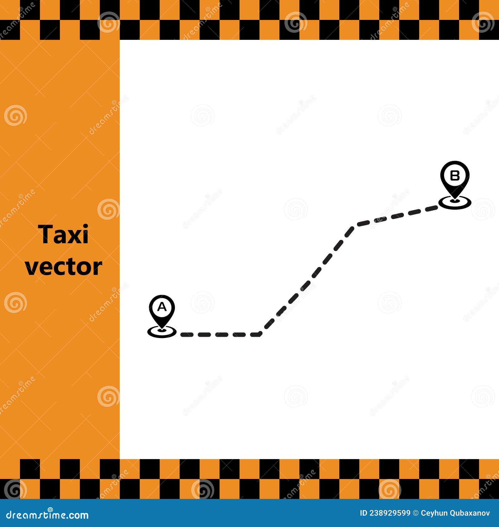 From Point a To Point B Sign Dotted Line Icon Vector Stock Vector ...