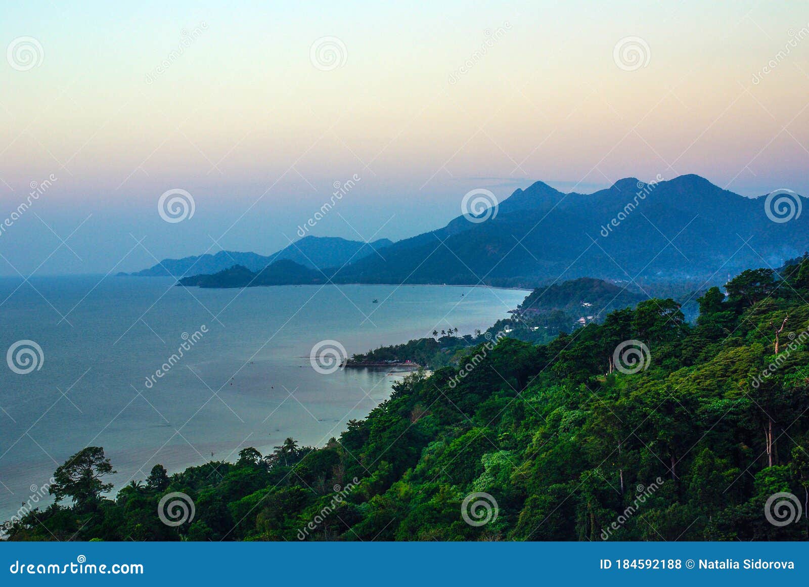 Point View at Koh Chang, Thailand Stock Photo - Image of coast, jungle ...
