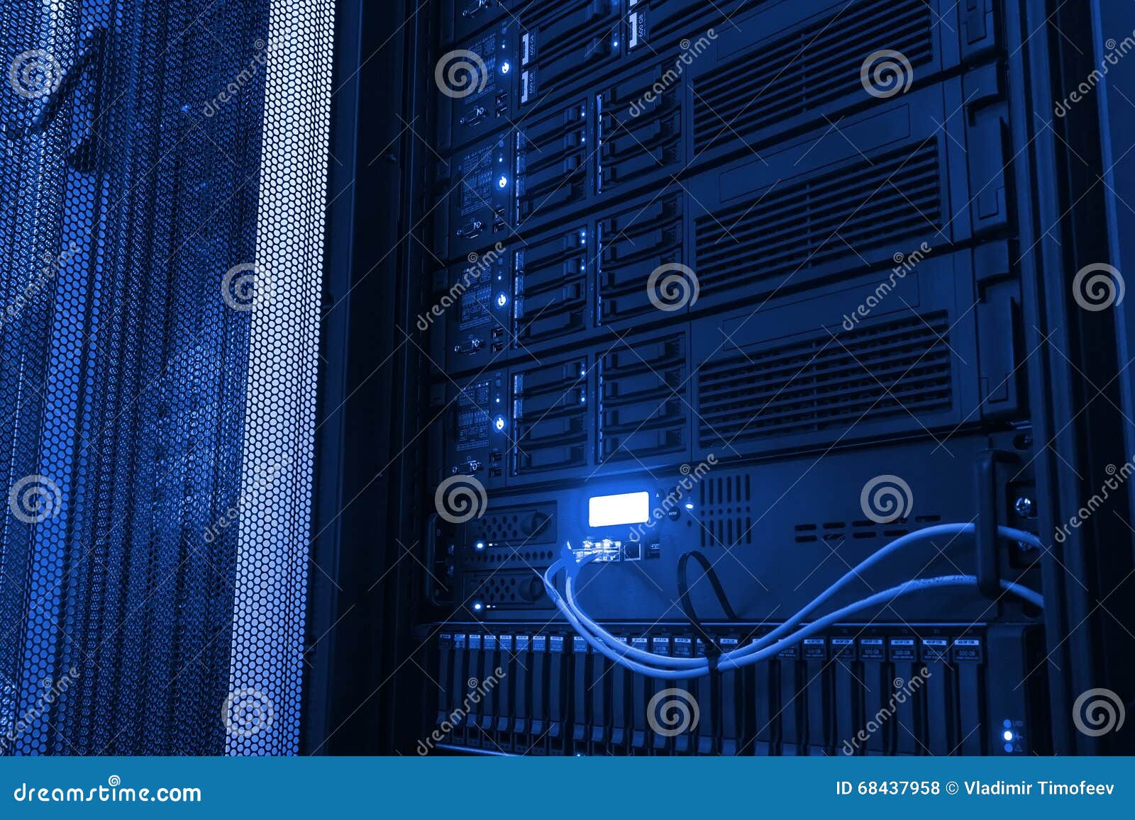 Point of View Modern Mainframe Disk Storage in the Data Center Stock ...
