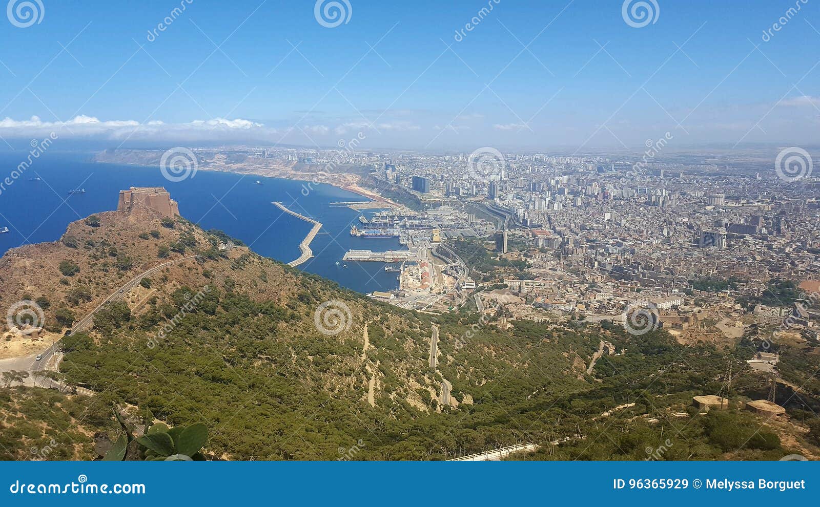 From the Point of View of Oran Stock Image - Image of africa, overview ...