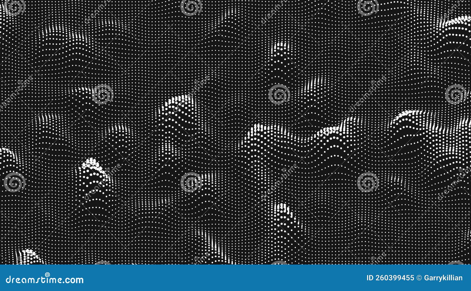 Point Wave Bump Texture. Abstract Dot Background. Technological ...