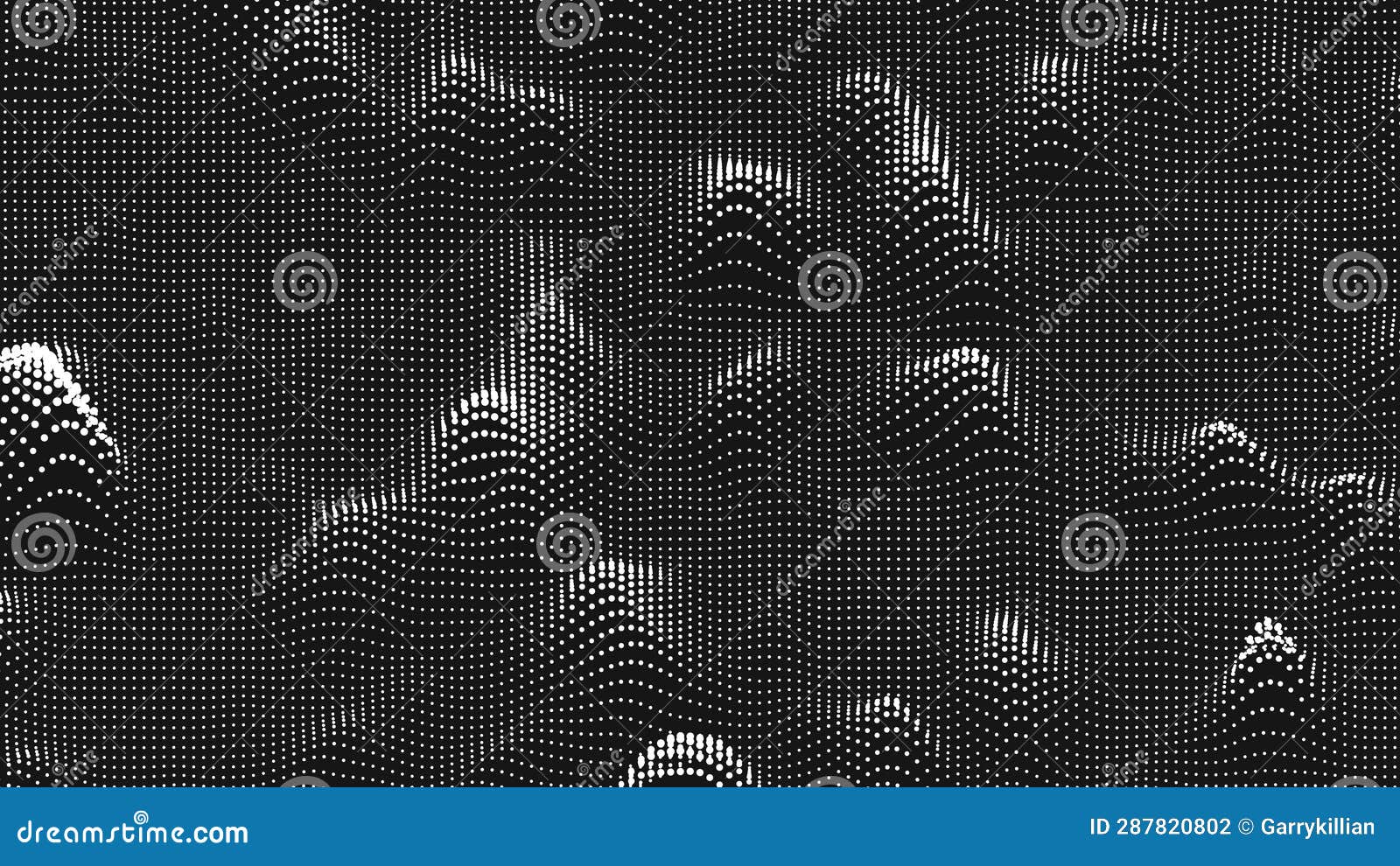Point Wave Bump Texture. Abstract Dot Background. Technological ...