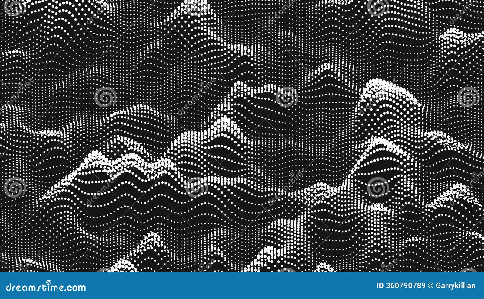 Point Wave Bump Texture. Abstract Dot Background. Technological ...